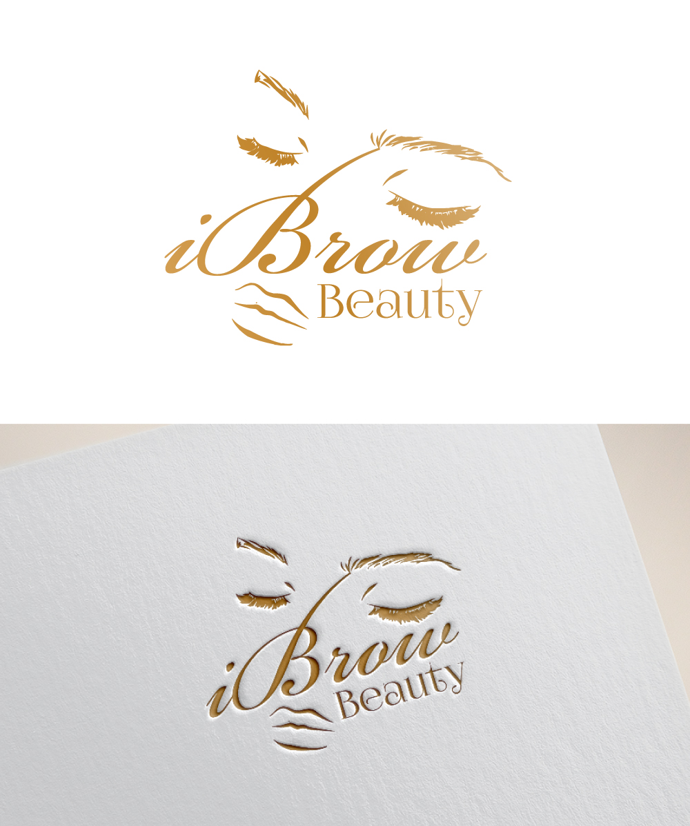 Conservative, Elegant, eye brow microneedling Logo Design for iBrow ...