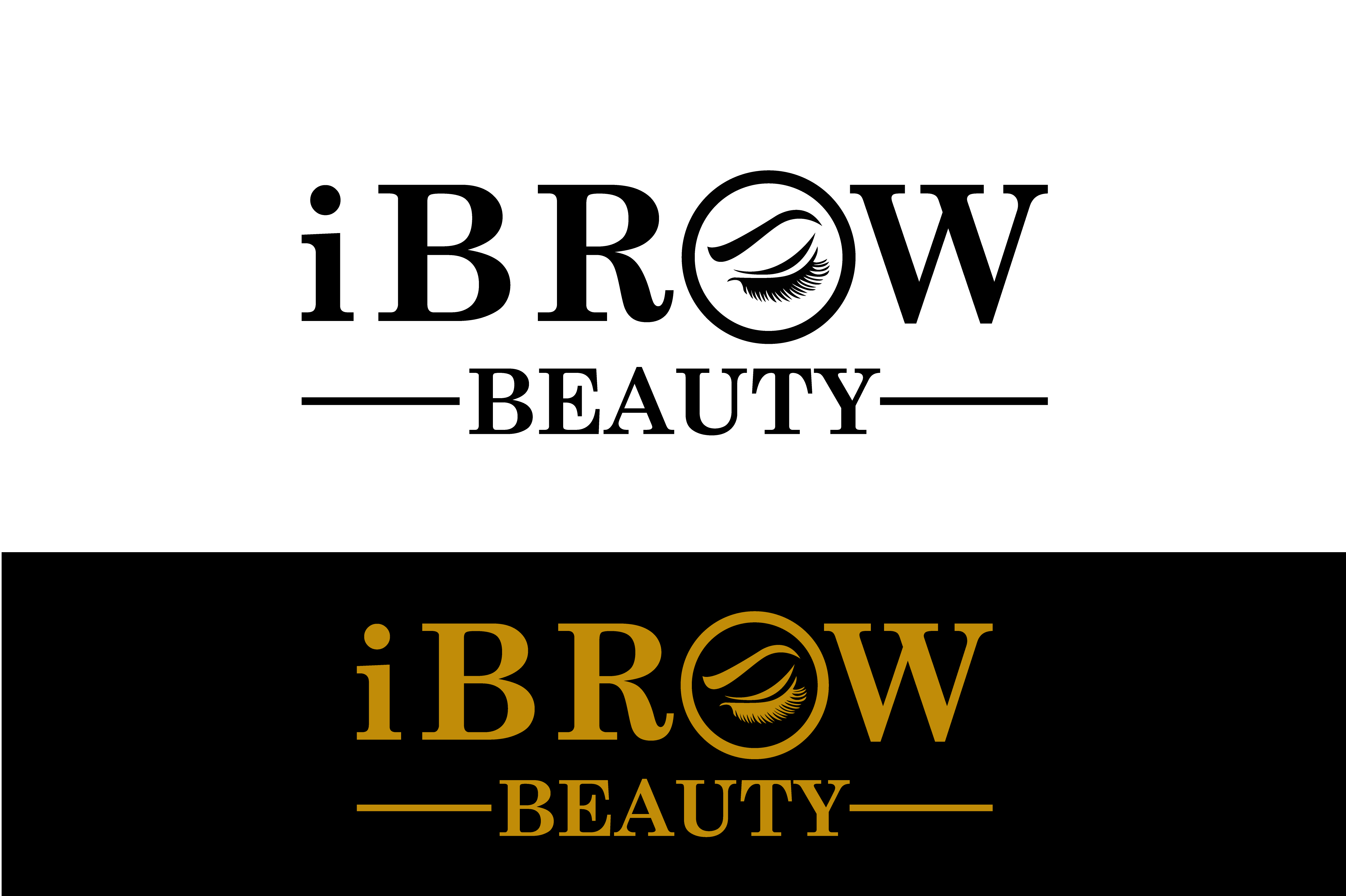 Conservative, Elegant, eye brow microneedling Logo Design for iBrow ...
