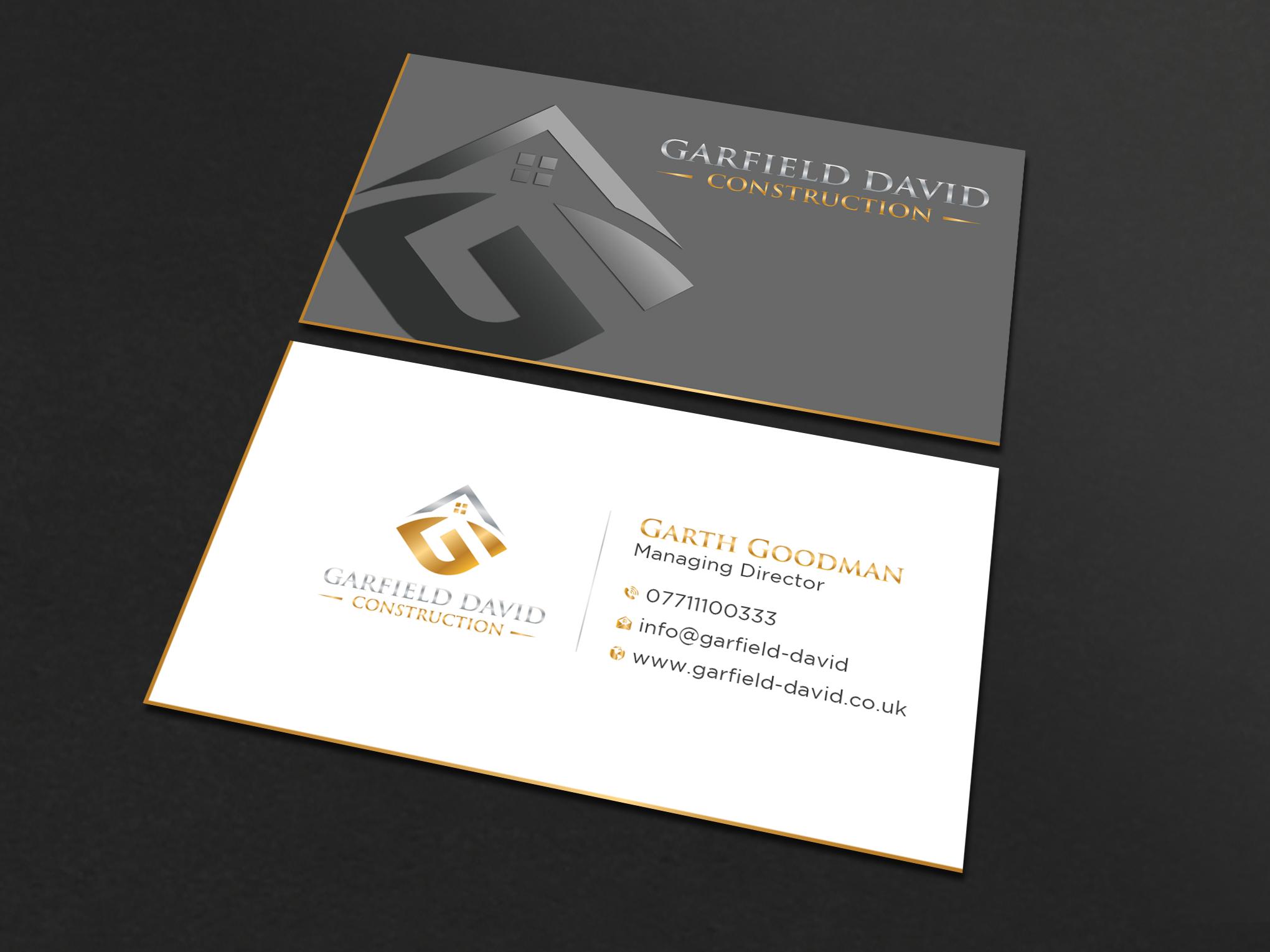 Modern, Serious, Construction Business Card Design for The Cheshire Gardening Company Ltd by ...
