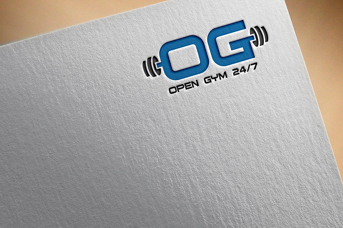 Bold, Masculine, Gym and fitness Logo Design for Open Gym 24/7 by Mateo ...