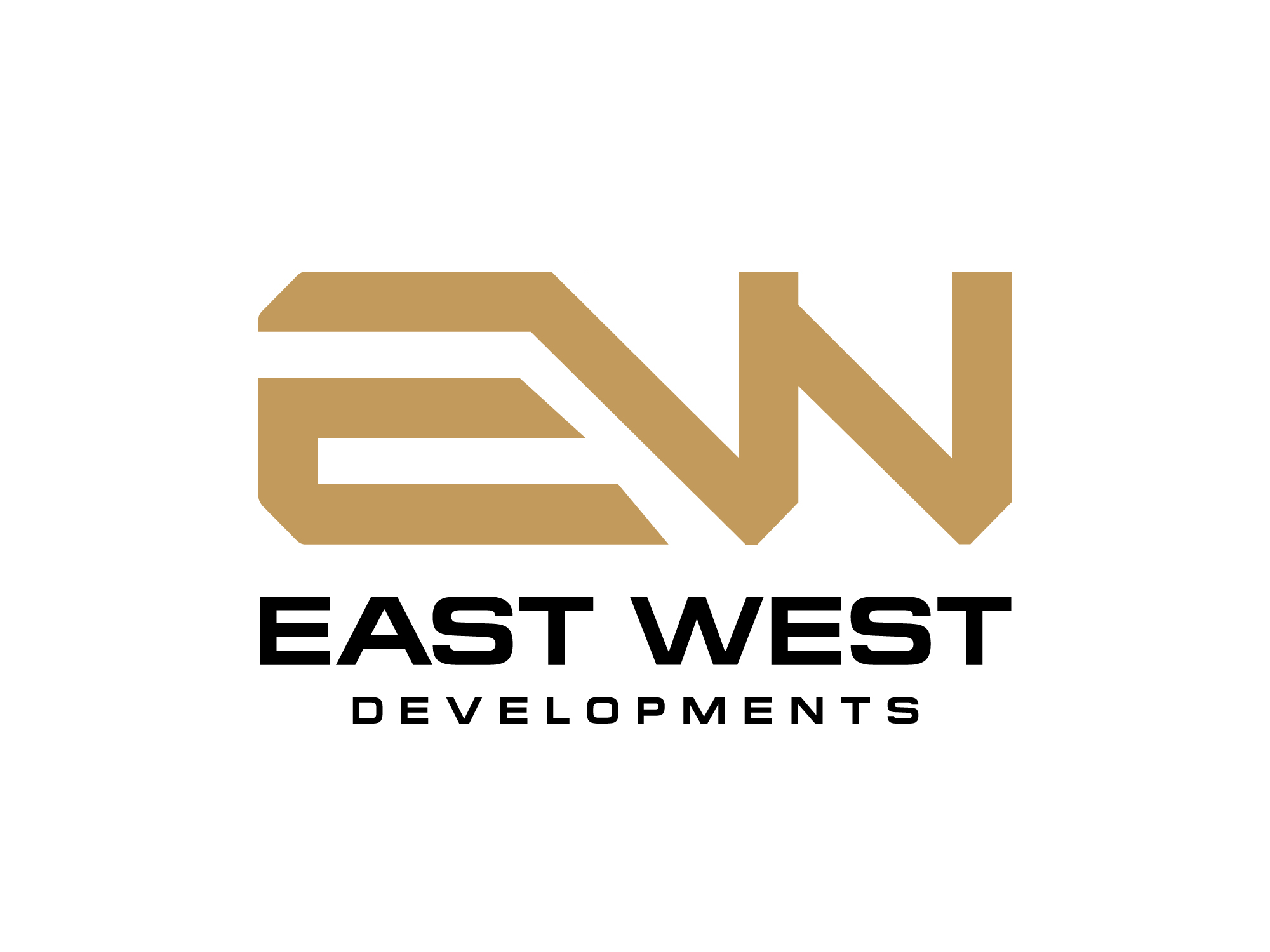 Professional, Traditional, Land development Logo Design for East West ...