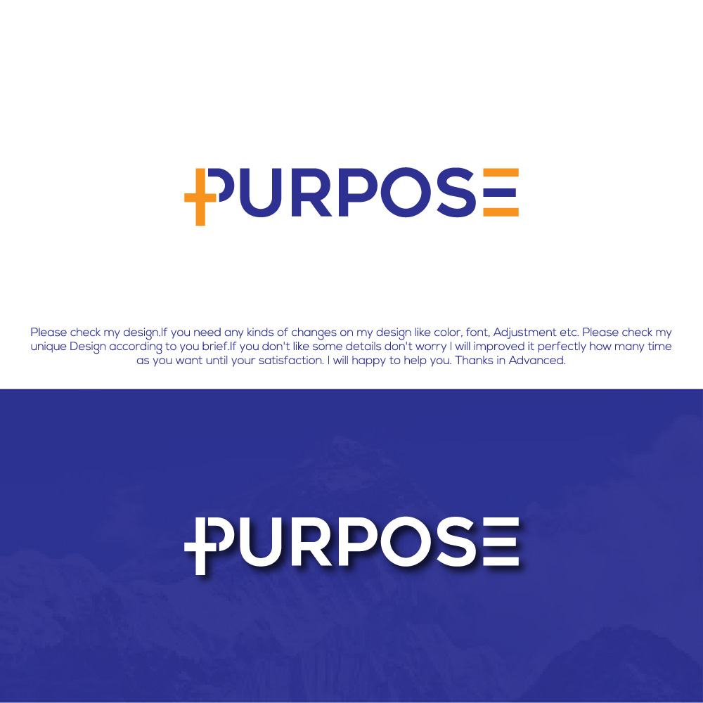 Logo Design for PURPOSE by logo Specialist1 | Design #31642477