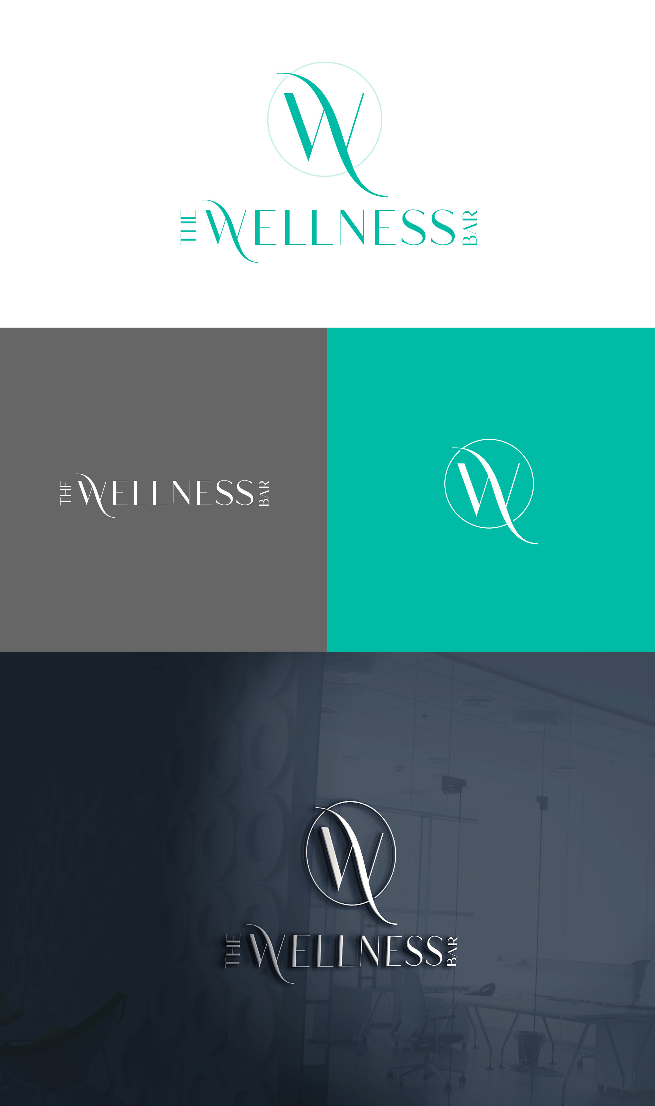 Serious, Modern, Health and Wellness Logo Design for The Wellness Bar ...