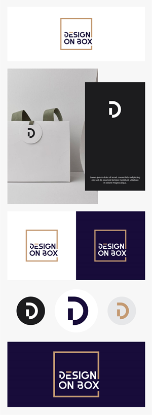 Logo for my custom design packaging company Design On Box | 4 Logo ...