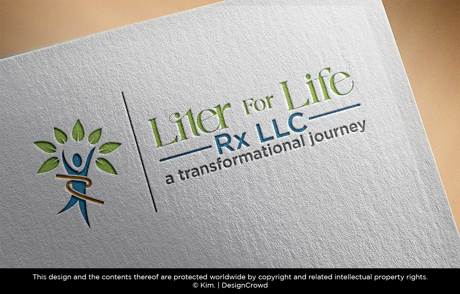 Logo Design for Liter For Life Rx LLC, a transformational journey by ...