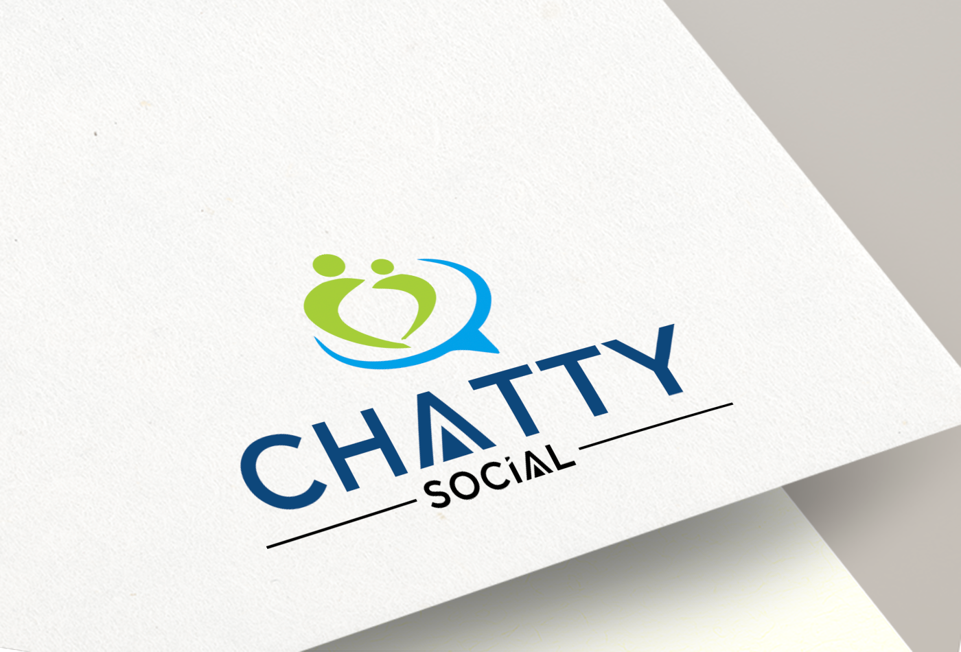 Modern, Bold, Social media Logo Design for Chatty social by Donggala ...