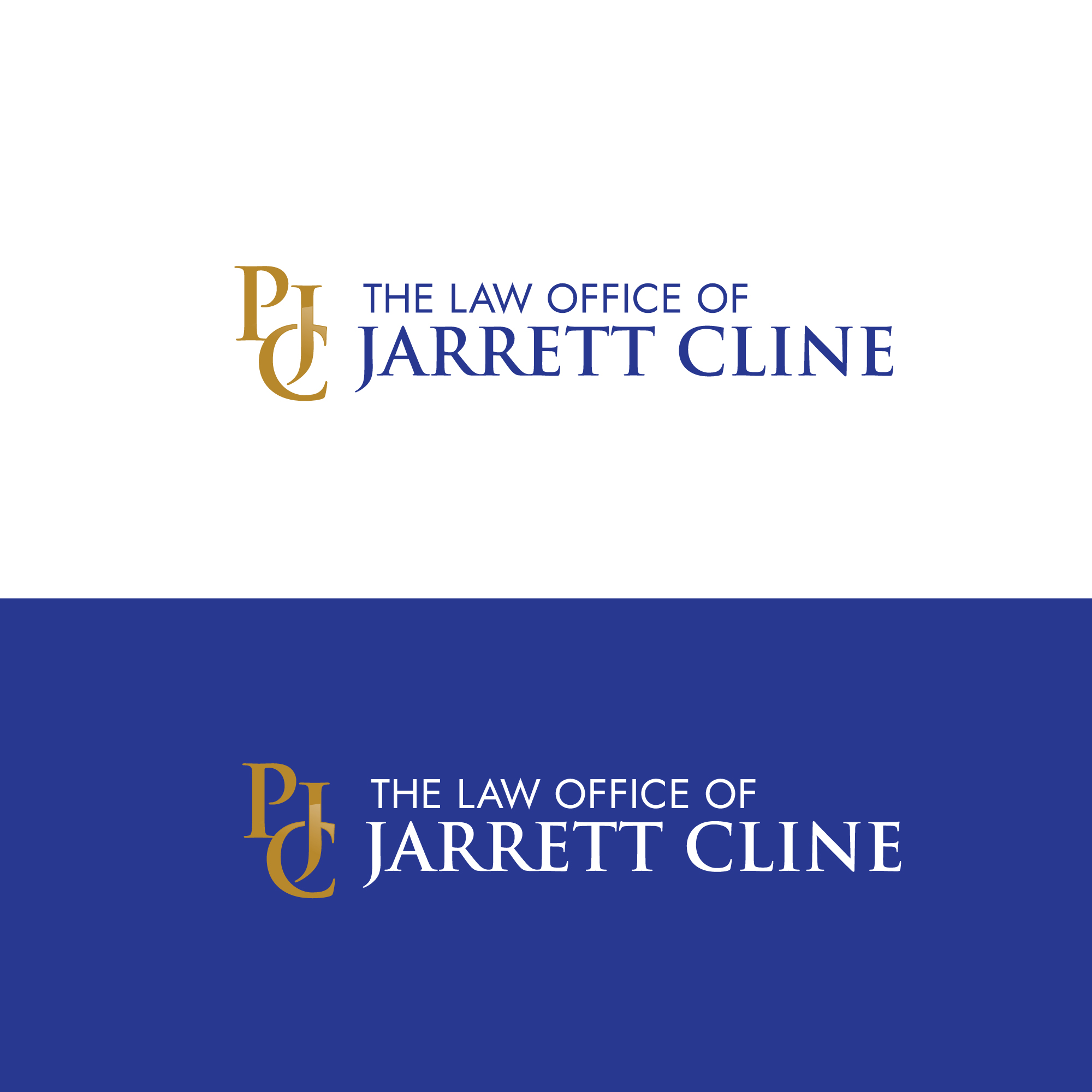 Logo Design for The Law Office of Jarrett Cline or my initials PJC by ...