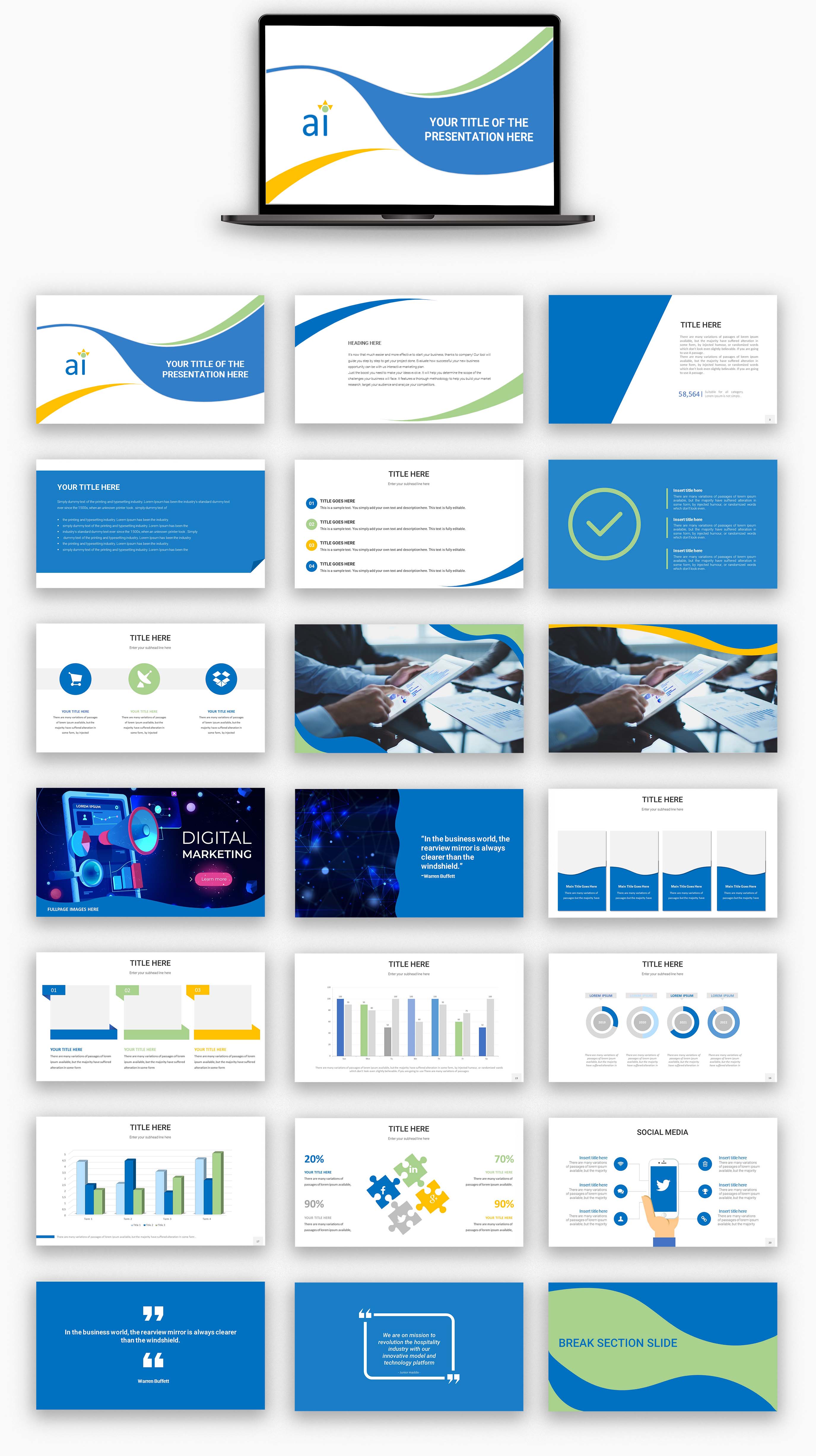 Elegant, Playful PowerPoint Design for a Company by debora.apostolova ...