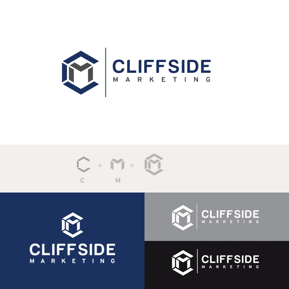 Bold, Playful, Marketing Logo Design for Cliffside Marketing by 'Josna' | Design #31650430