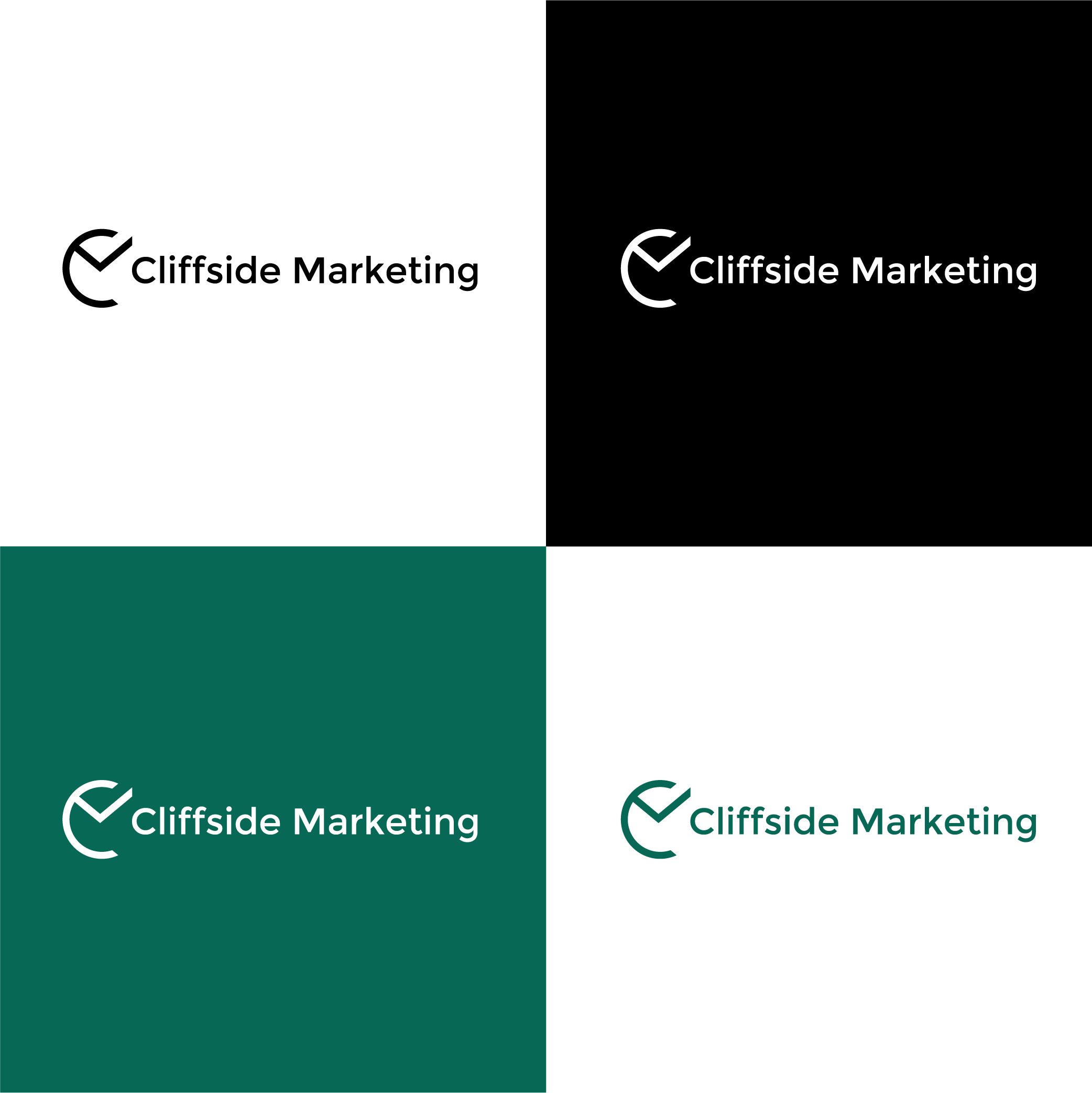 Bold, Playful, Marketing Logo Design for Cliffside Marketing by ...