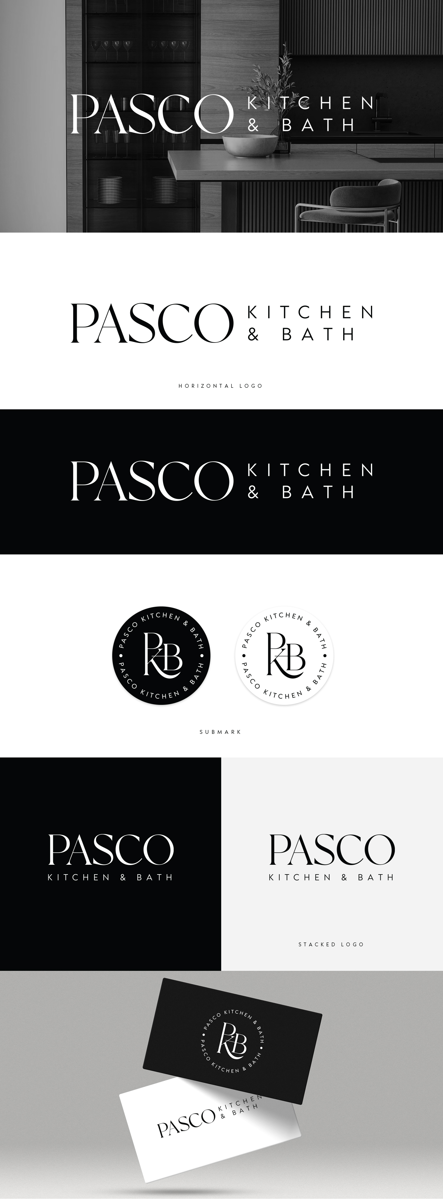 Logo Design for Pasco Kitchen & Bath by Modeform | Design #32758304