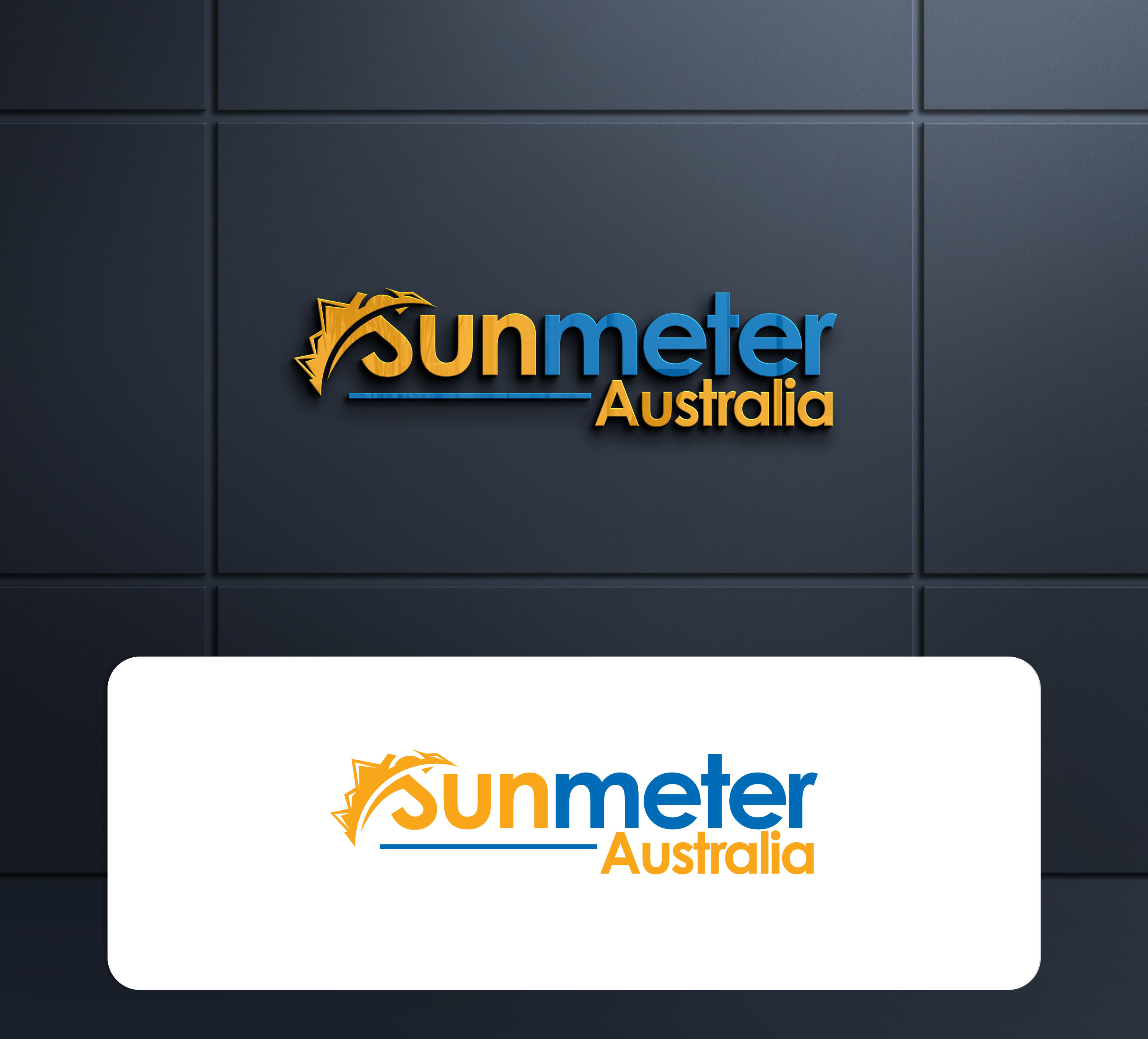 Logo Design for Sunmeter Australia by Interloop_Designs | Design #31642231