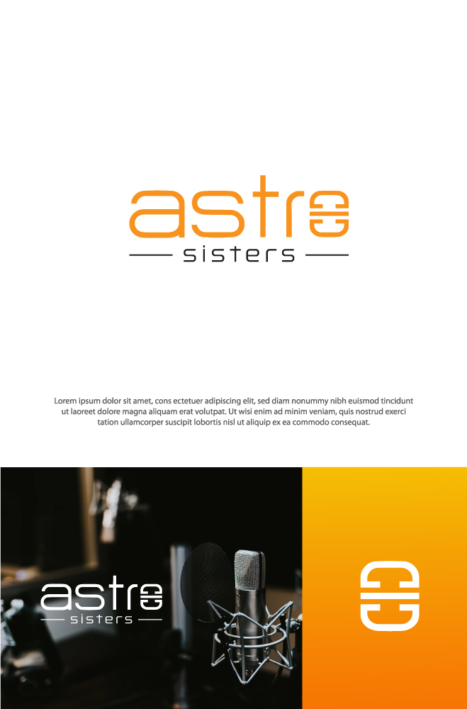 Logo Design for Astro Sisters by Mosa. Monira | Design #31694080