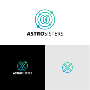 Astro Sisters podcast logo design | 176 Logo Designs for Astro Sisters