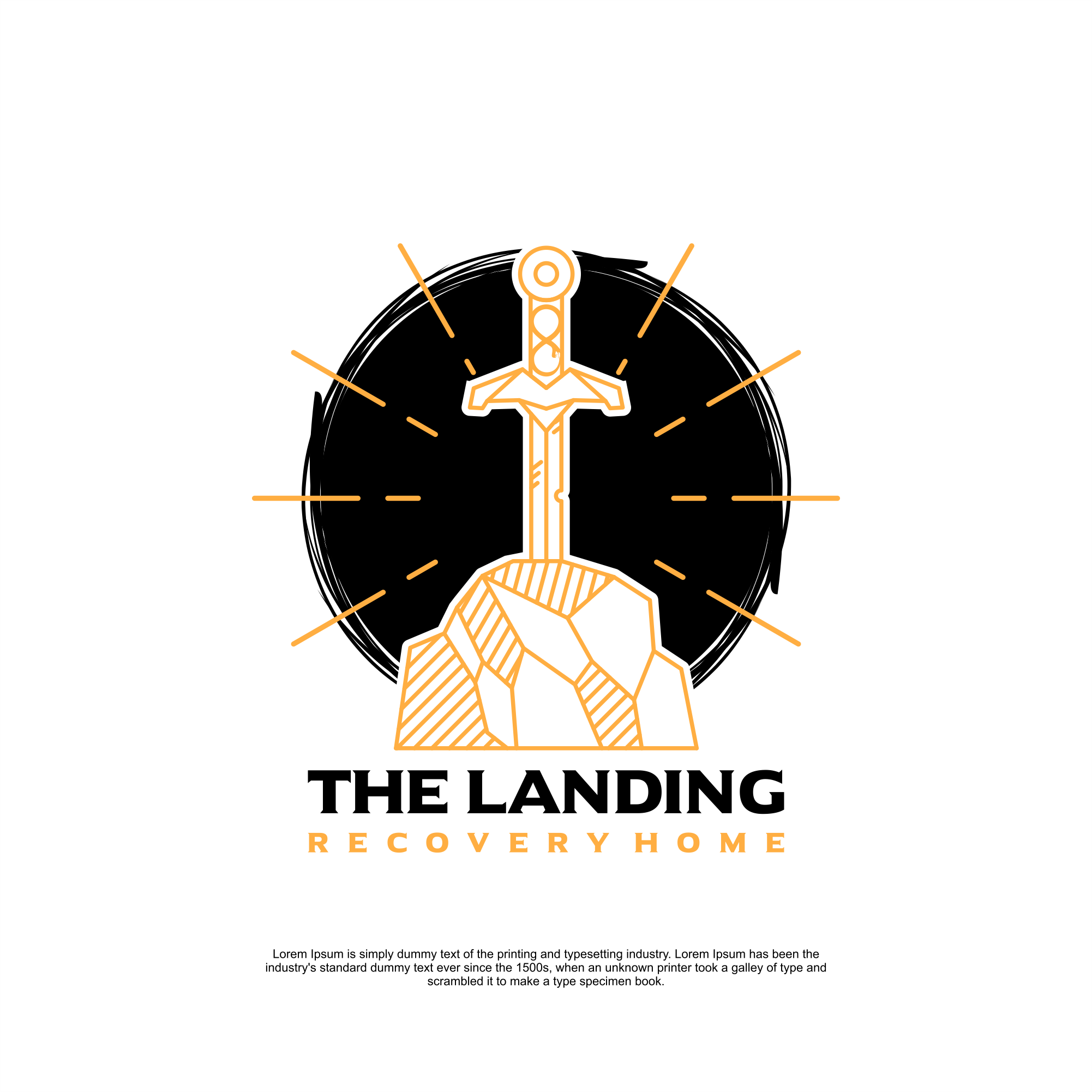 Bold, Serious, Addiction treatment Logo Design for The Landing Recovery ...