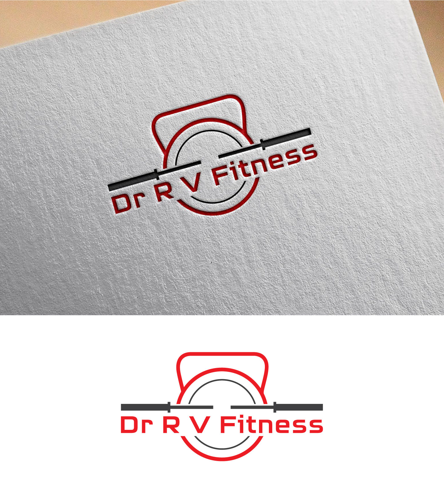 Upmarket, Professional, Fitness Logo Design for Dr R V Fitness by ...