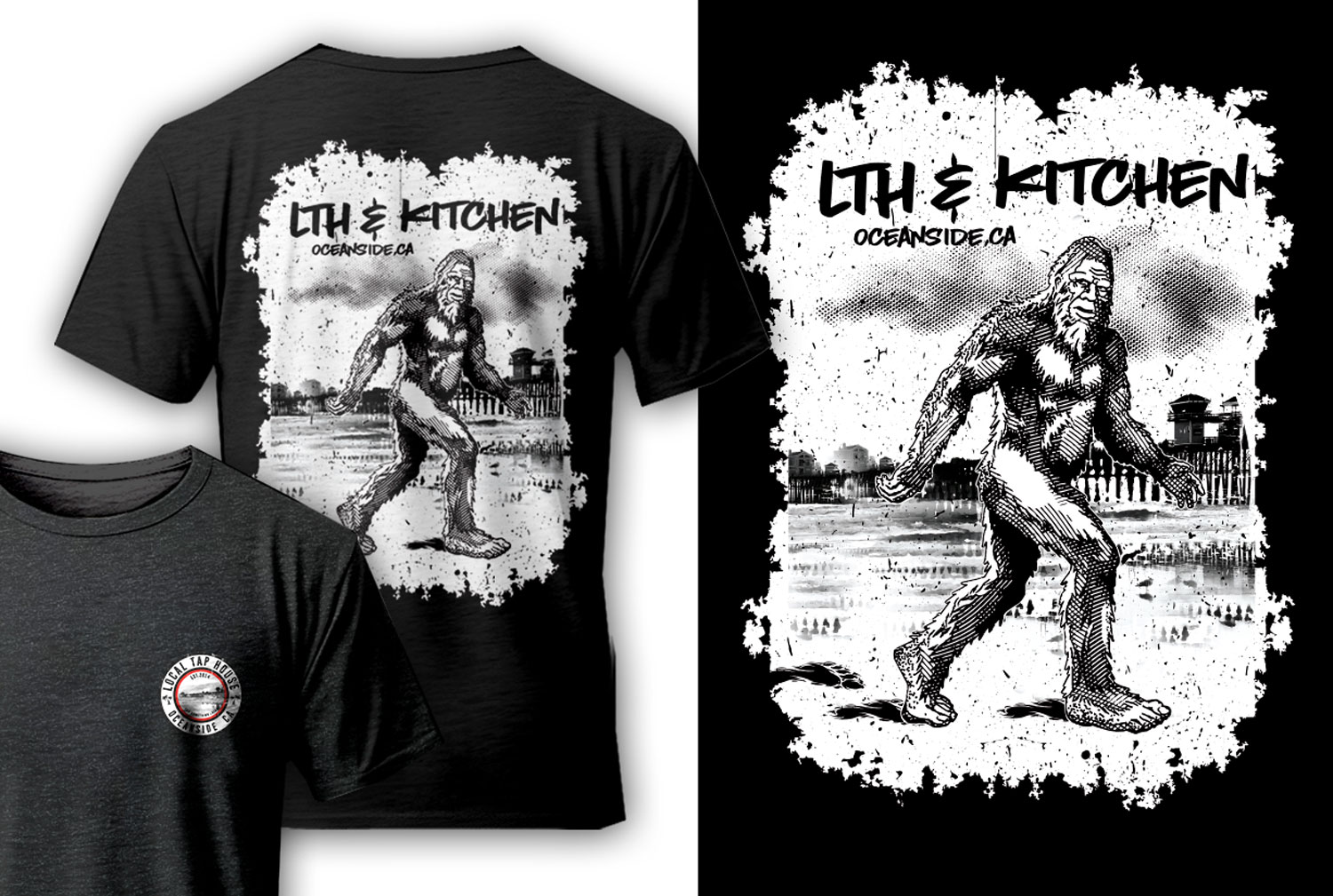 Colorful, Bold, Bar and Restaurant T-shirt Design for a Company by ...