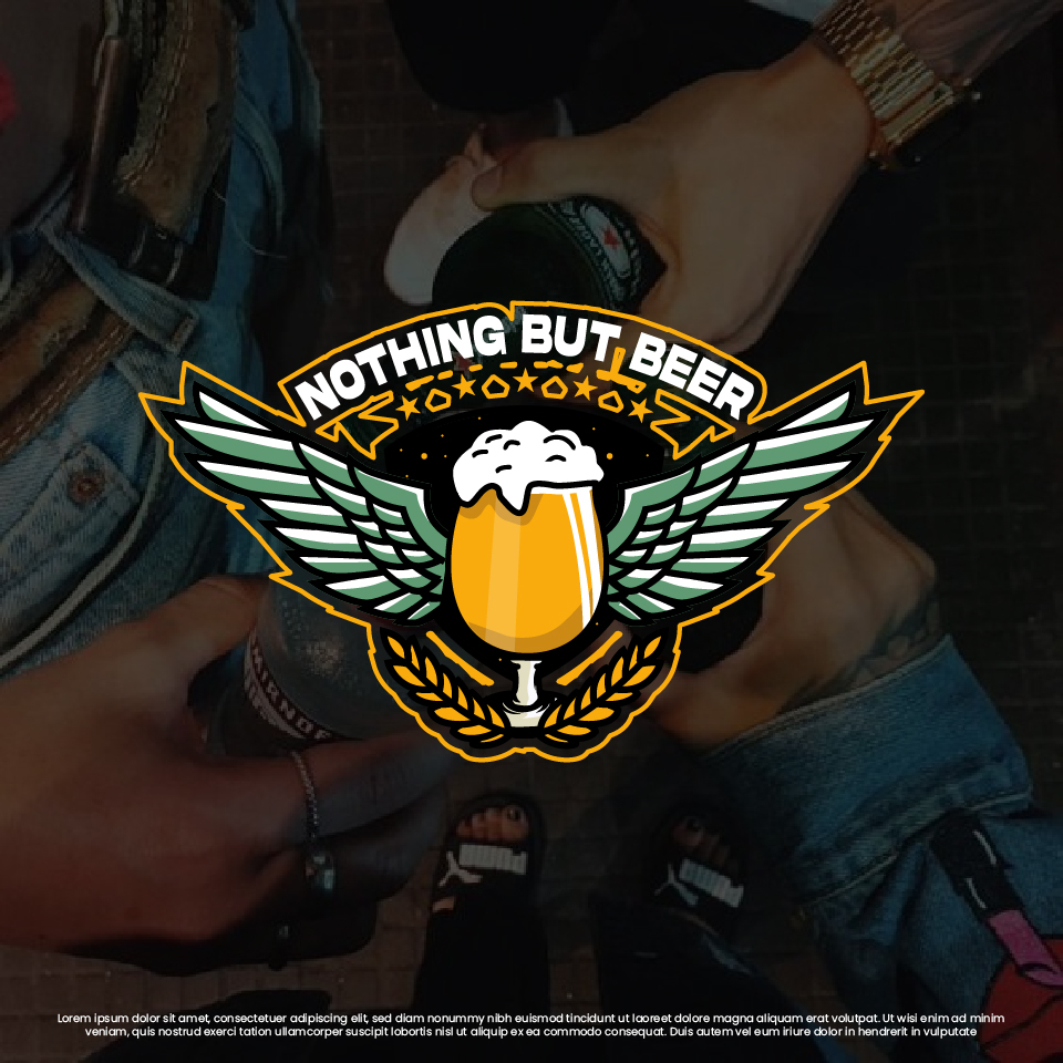 Bold, Upmarket, Alcohol Logo Design for NOTHING BUT BEER by Shirin ...