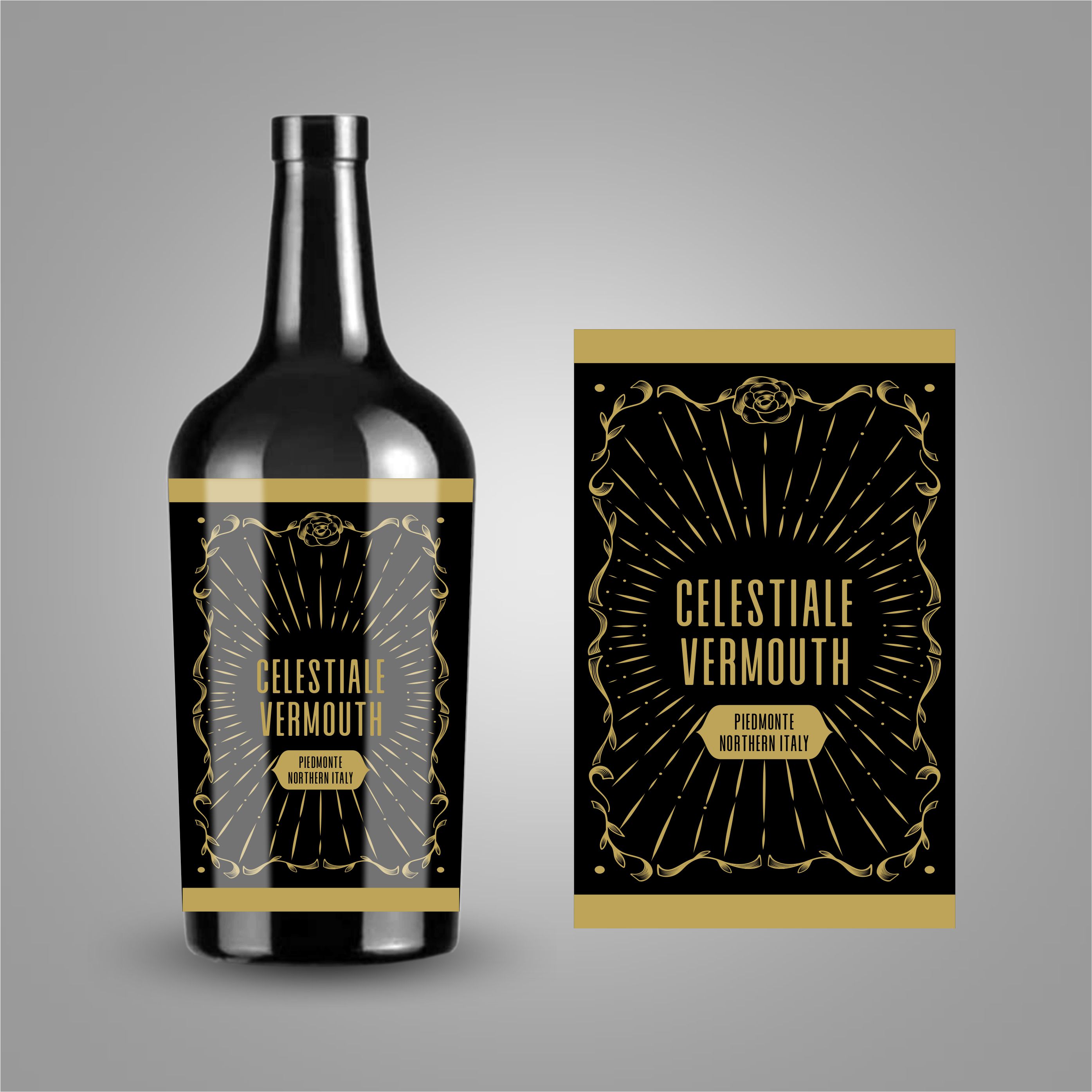 Upmarket, Serious, Wine / Spirits / Vermouth Label Design for a Company by Dzhafir | Design ...