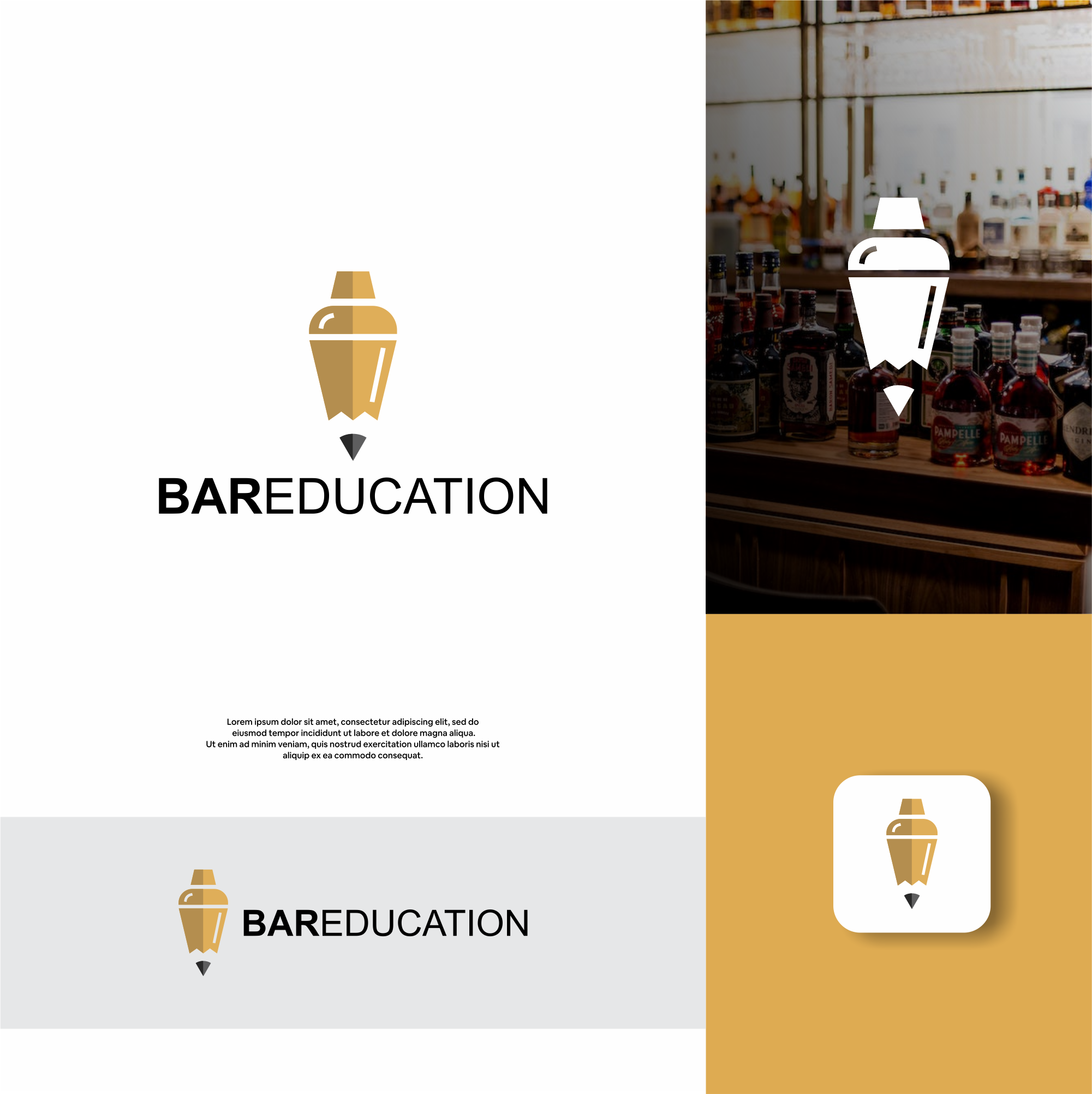Elegant, Professional, Gastronomy, Hotels and Bars Logo Design for bar ...