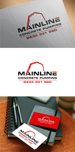 Mainline Concrete Pumping, design to be able to be used as signage for ...