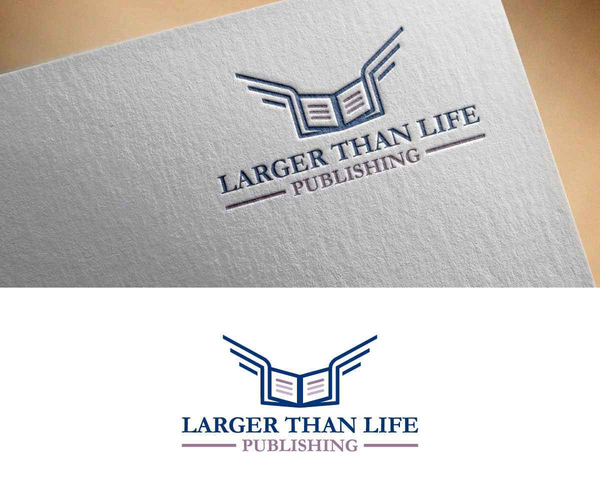 Logo Design for Larger Than Life Publishing by Nurjahan71 | Design ...