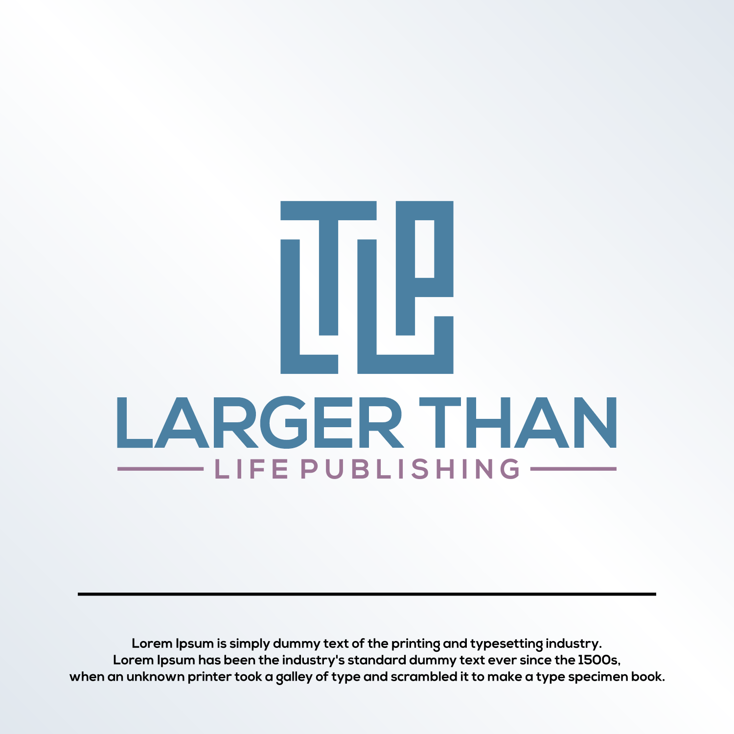 Logo Design for Larger Than Life Publishing by Design JF | Design #31701790