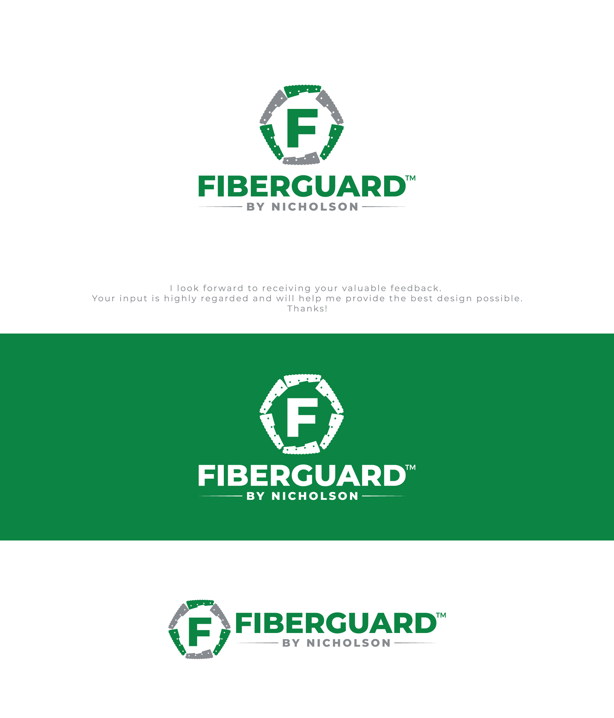 Logo Design for "Fiberguard", or "Fiberguard by Nicholson" by Ellene ...