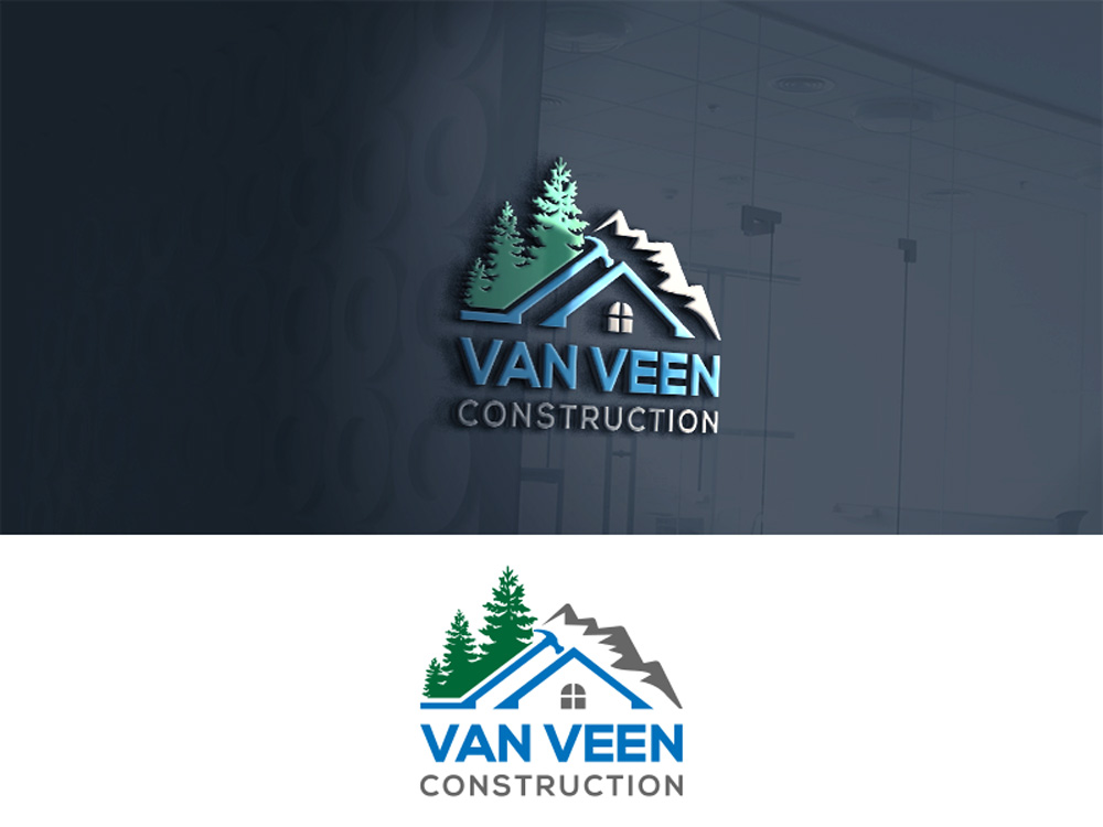 Logo Design for van Veen Construction (and/or VVC) by MK Creative ...