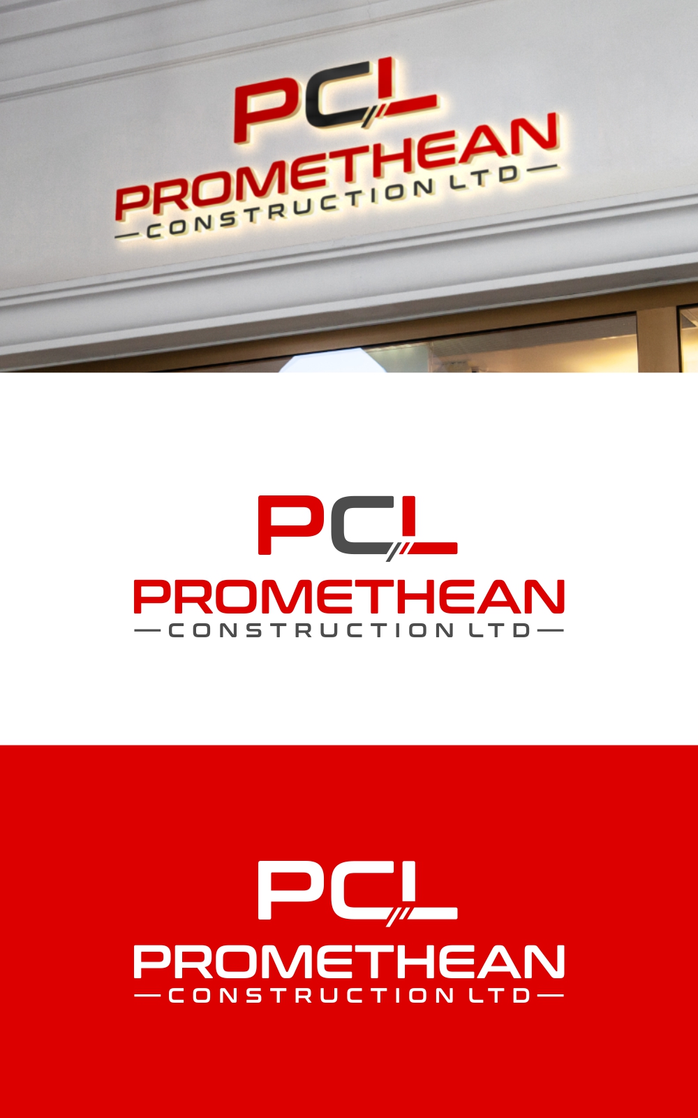 Elegant, Playful, Construction Logo Design for PCL Promethean ...