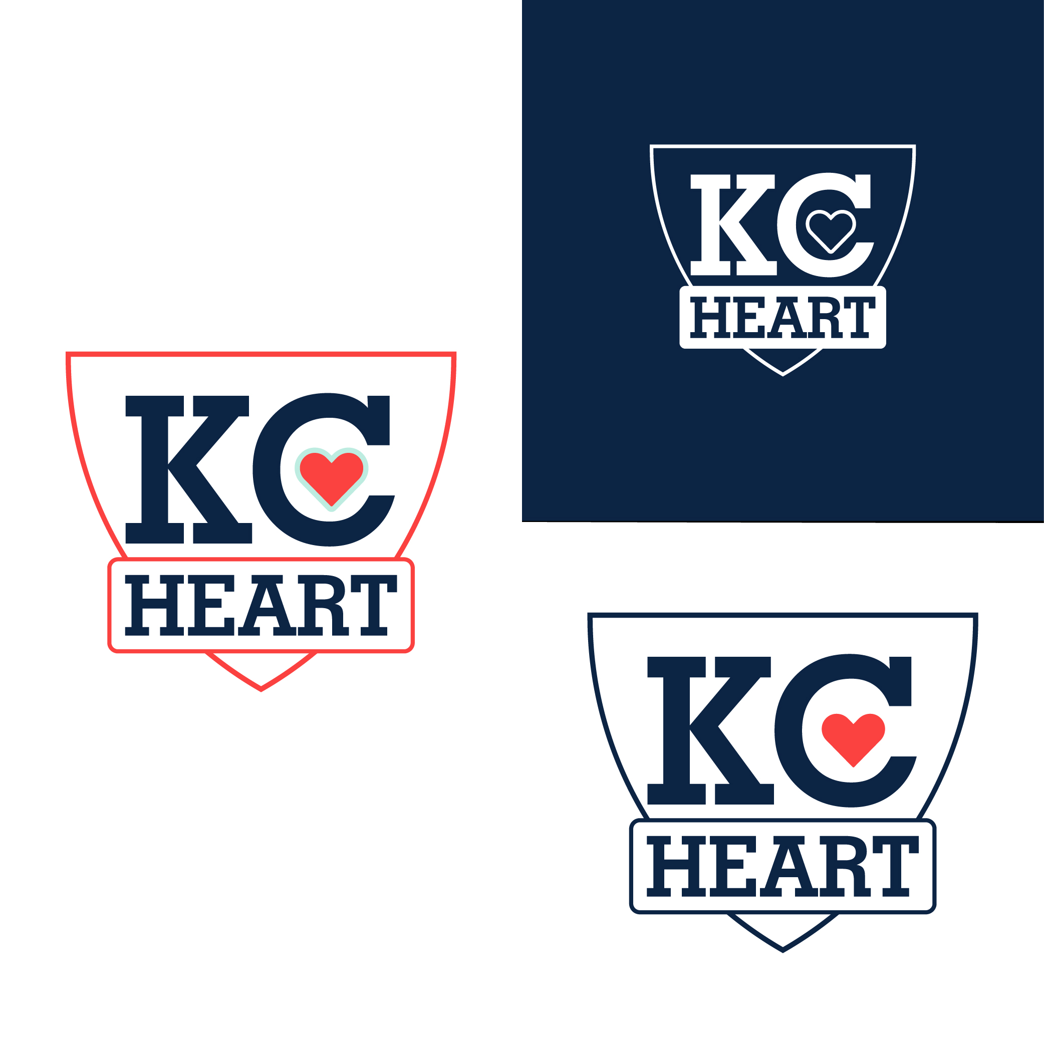Professional, Modern, Pro sports team Logo Design for KC Heart by ...