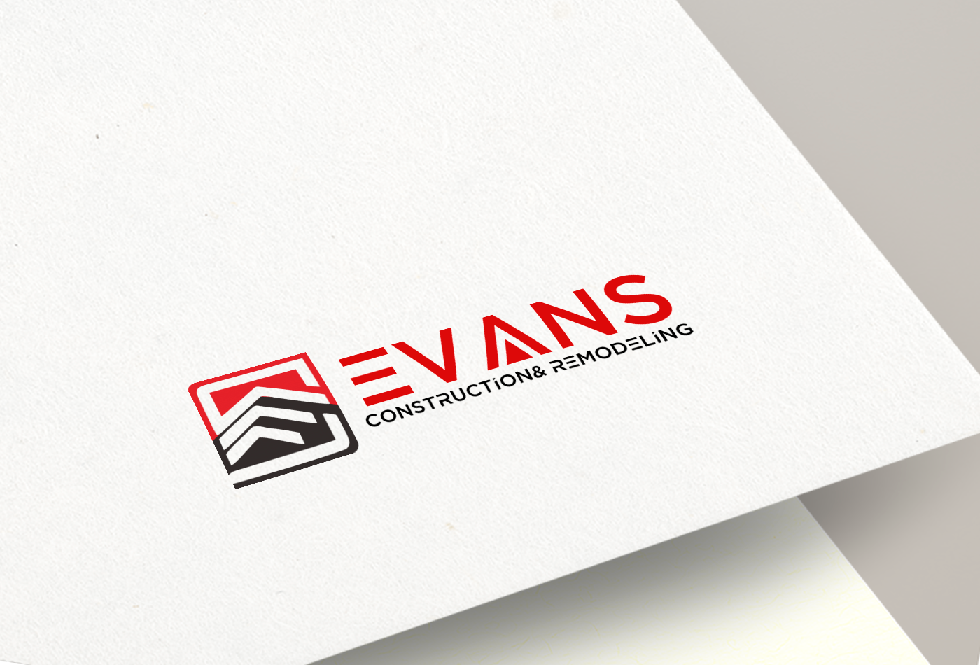 Logo Design for Evans Construction & Remodeling by Donggala | Design ...