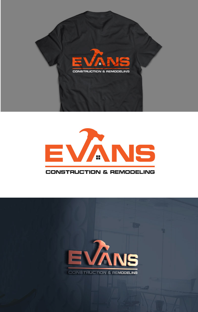 Logo Design for Evans Construction & Remodeling by Alexa zeo | Design ...