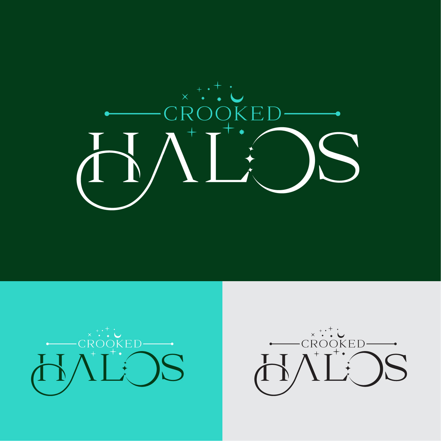 Upmarket, Elegant Logo Design for Crooked Halos by DesignFriday ...