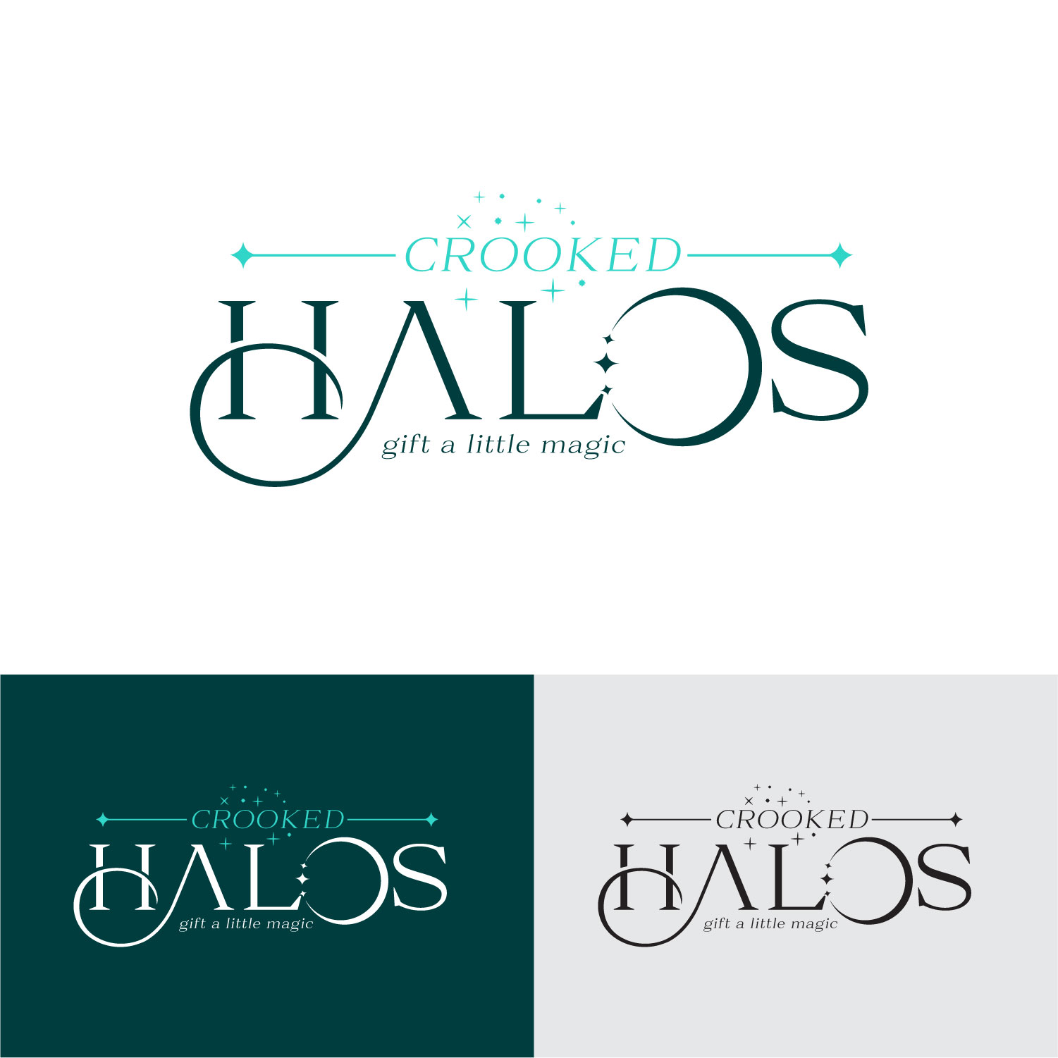 Upmarket, Elegant Logo Design for Crooked Halos by DesignFriday ...