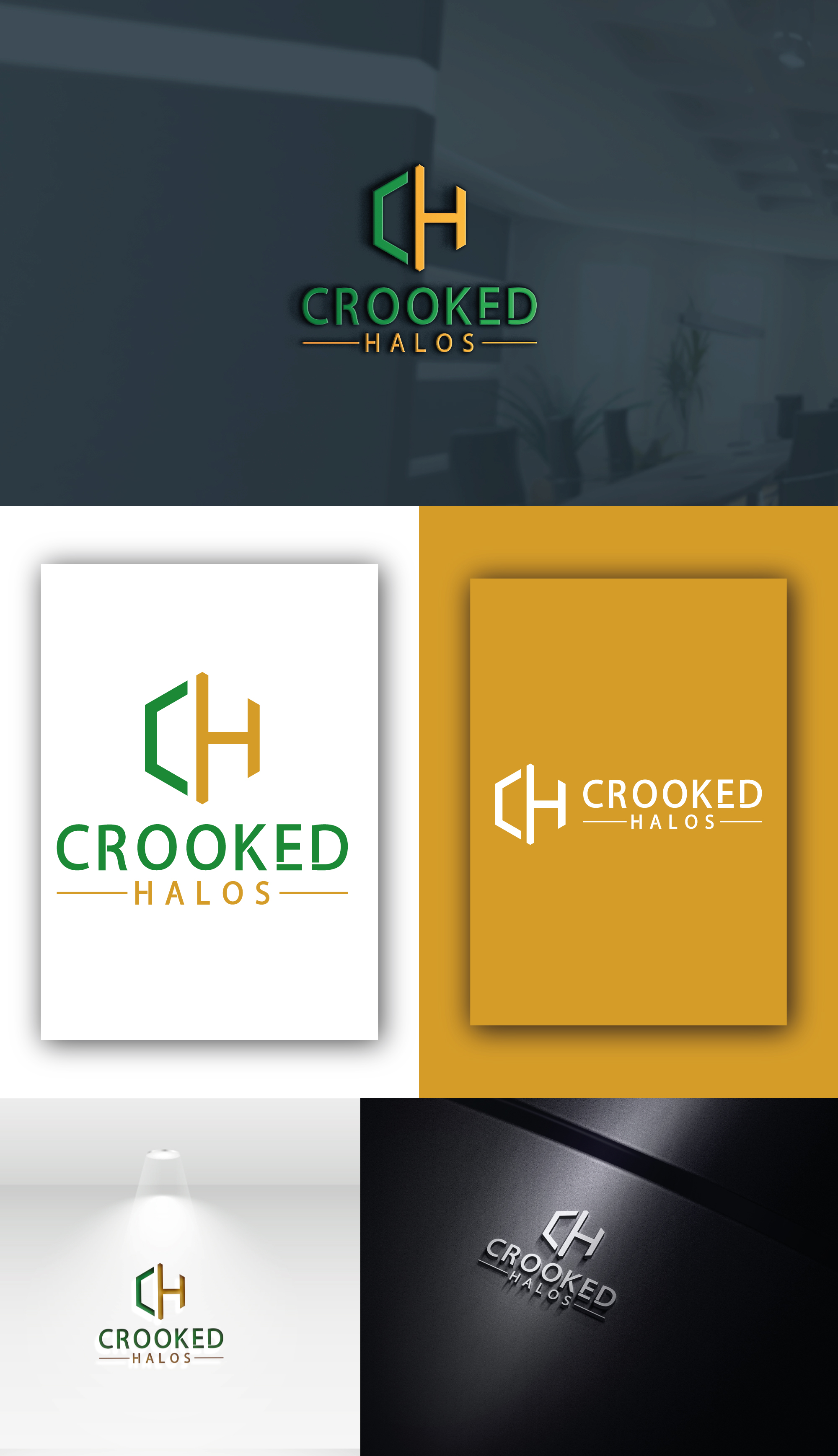 Upmarket, Elegant Logo Design for Crooked Halos by RAFSAN10 | Design ...