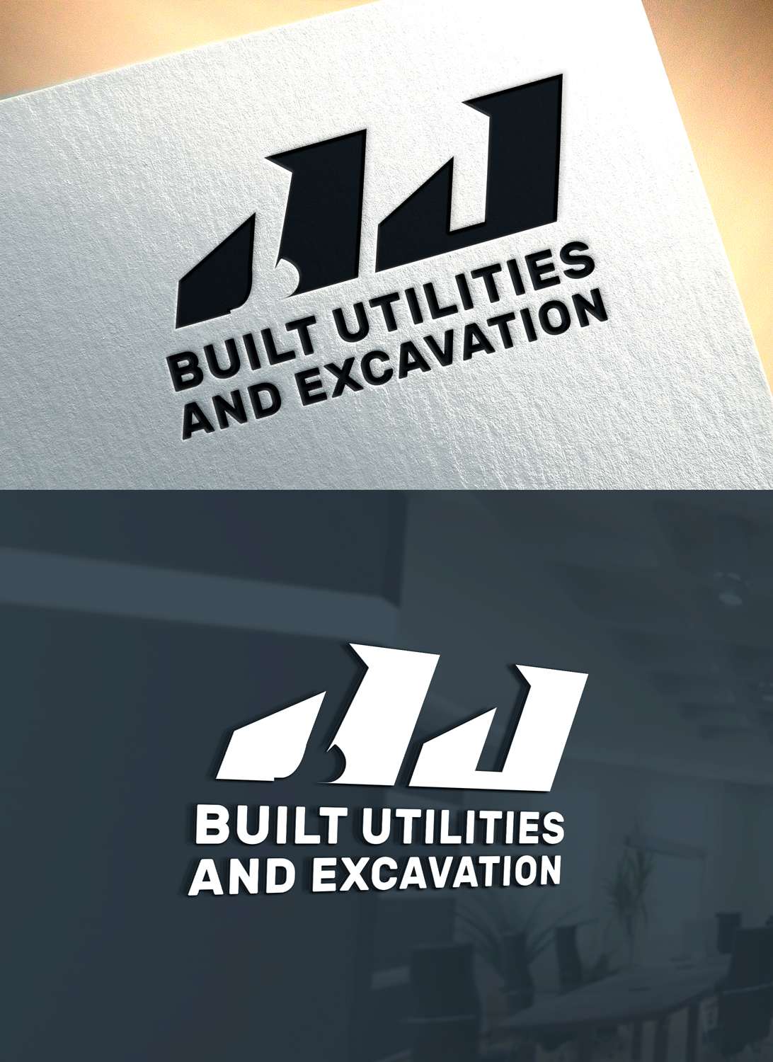 Masculine, Bold, Excavating and utility contractor Logo Design for JJ ...