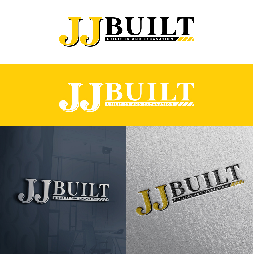 Masculine, Bold, Excavating and utility contractor Logo Design for JJ ...
