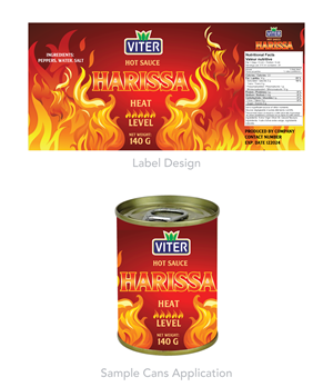 VITER HOT SAUCE "HARISSA". IN CAN | 45 Packaging Designs for a business ...