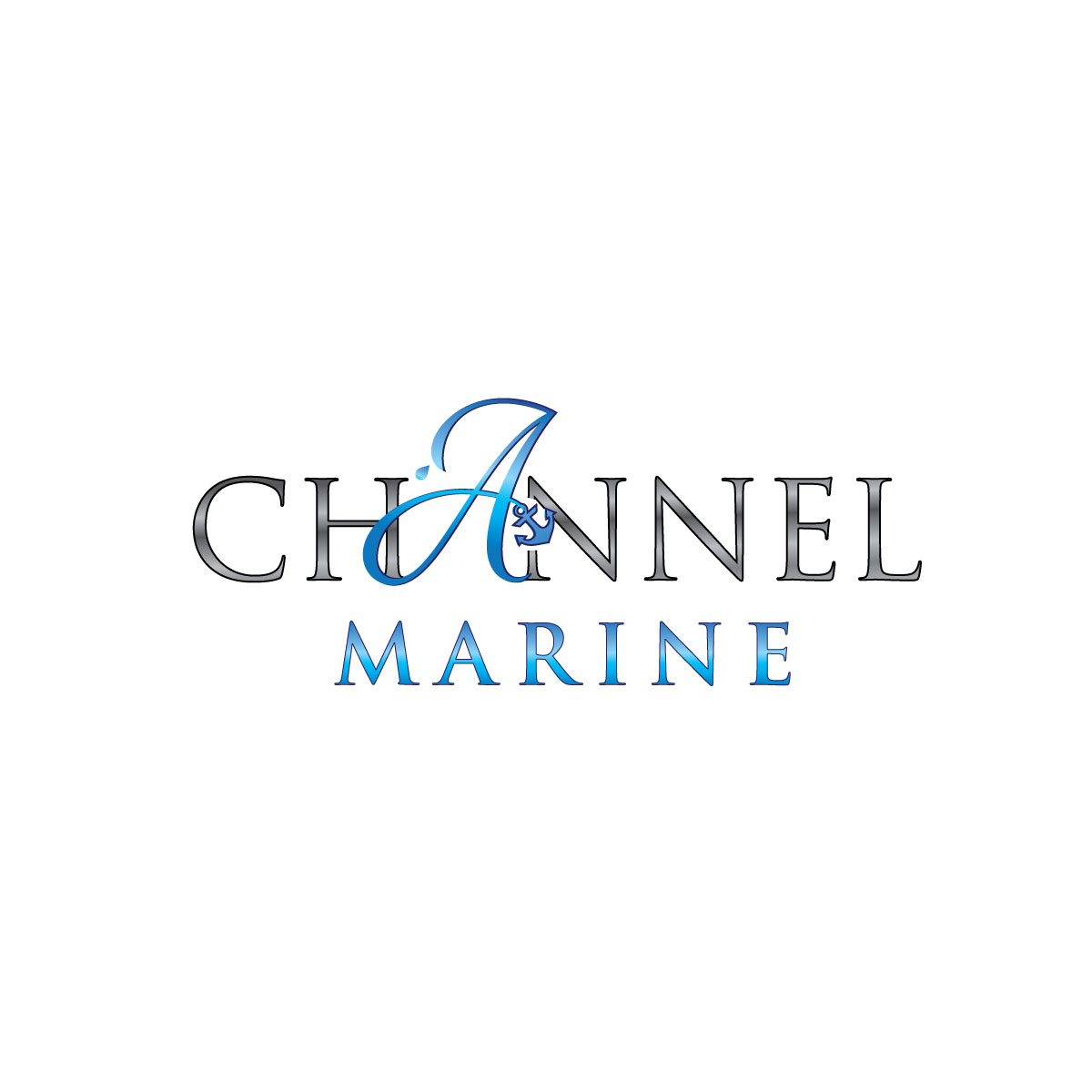 Elegant, Playful Logo Design for "Channel Marine" - Ok to also just see ...