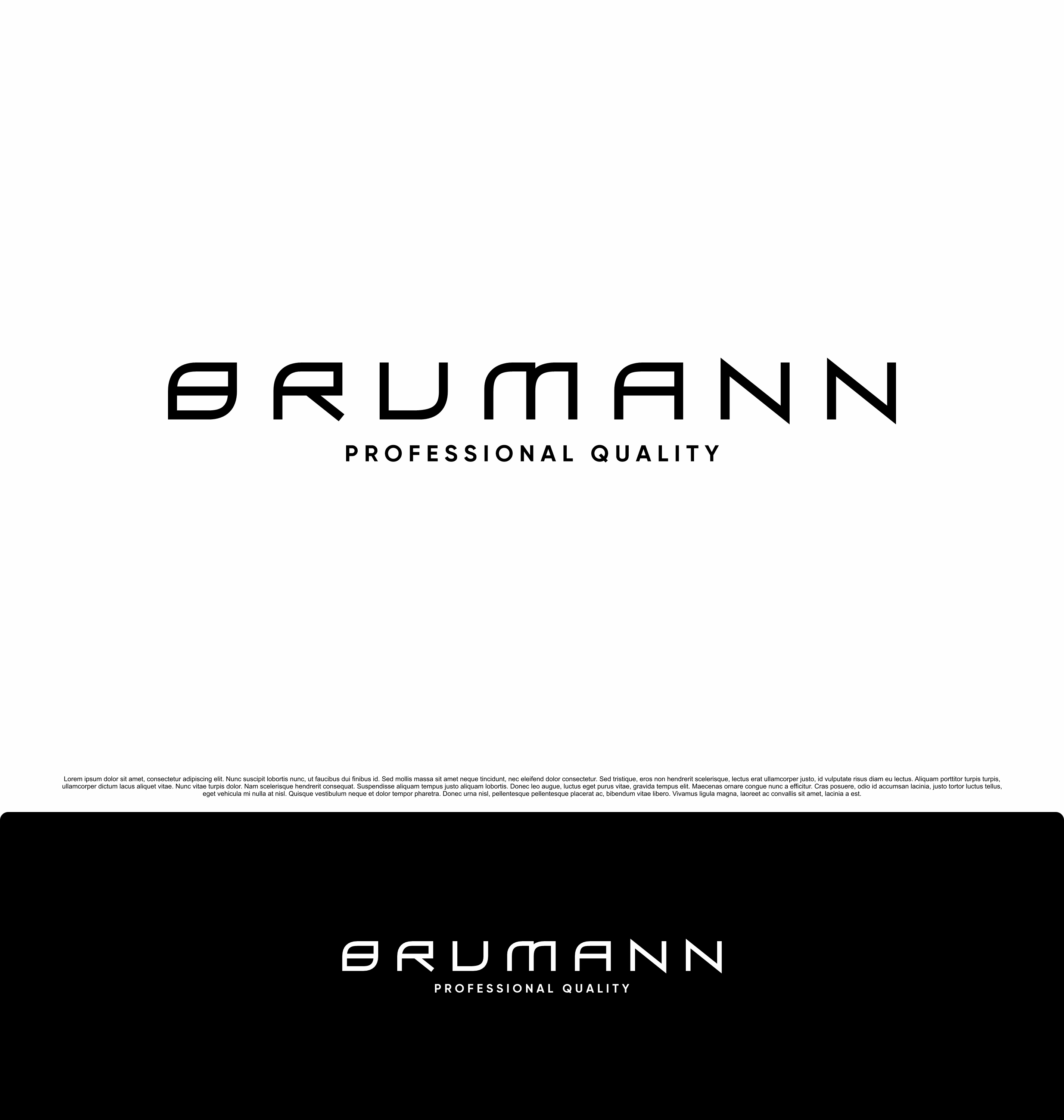 Elegant, Playful Logo Design for BRUMANN - PROFESSIONAL QUALITY by ...