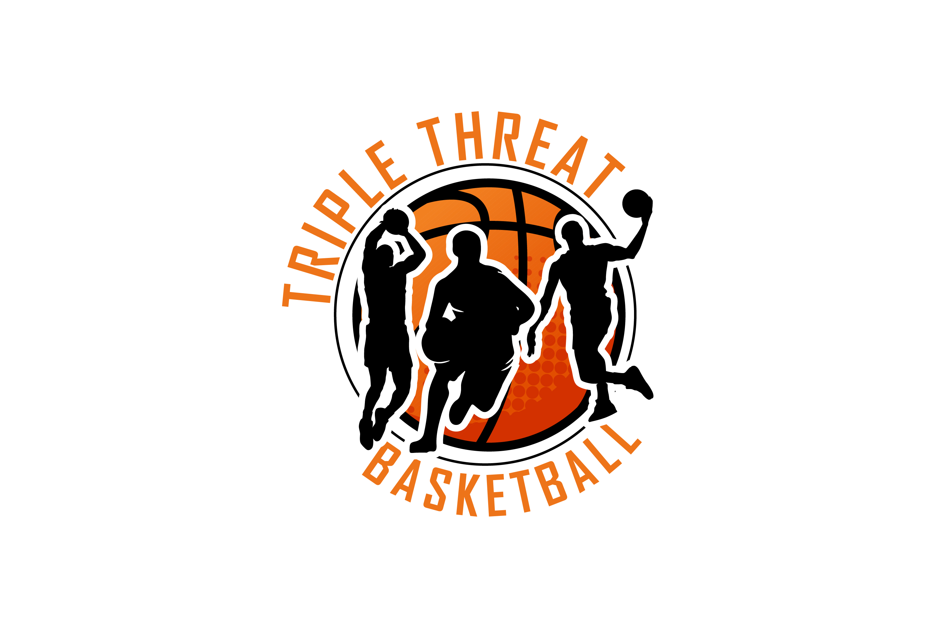 Logo Design for Triple Threat Basketball by TZGURU01 | Design #31755281