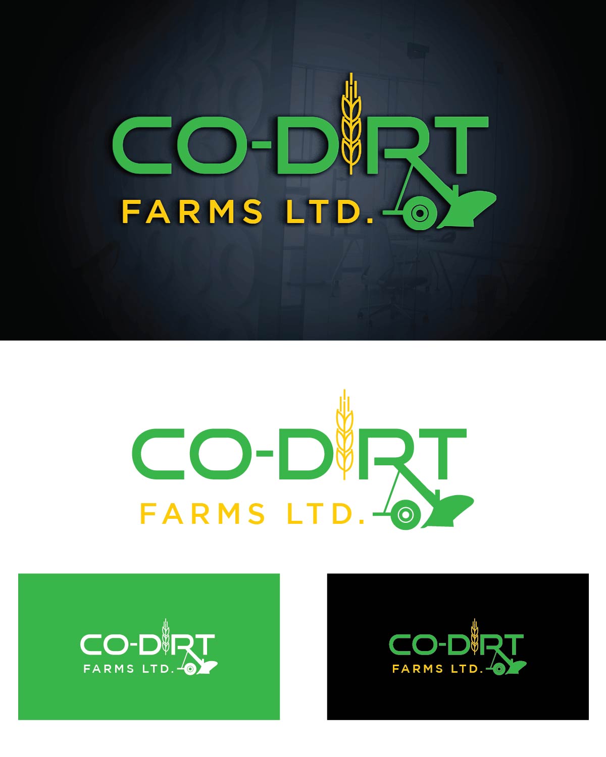Logo Design for Co-Dirt Farms Ltd by Isnah Logo | Design #31756193