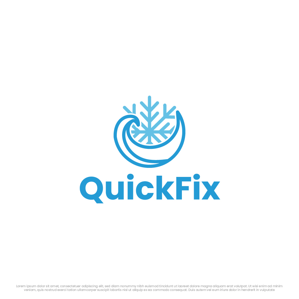 Elegant, Playful, Electrical, Air conditioning and Plumbing Logo Design for QuickFix by Shirin ...