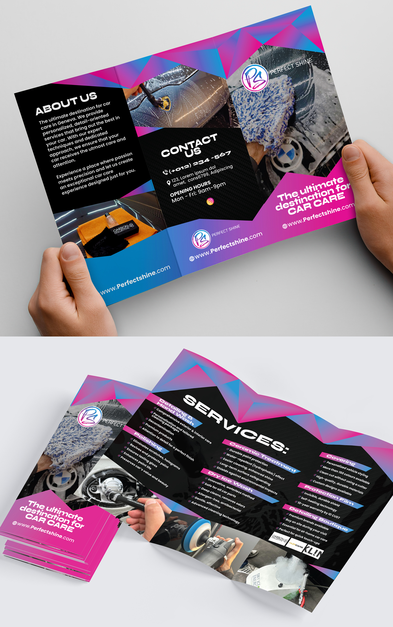Upmarket, Modern, Automobile / Car detailing Brochure Design for a ...