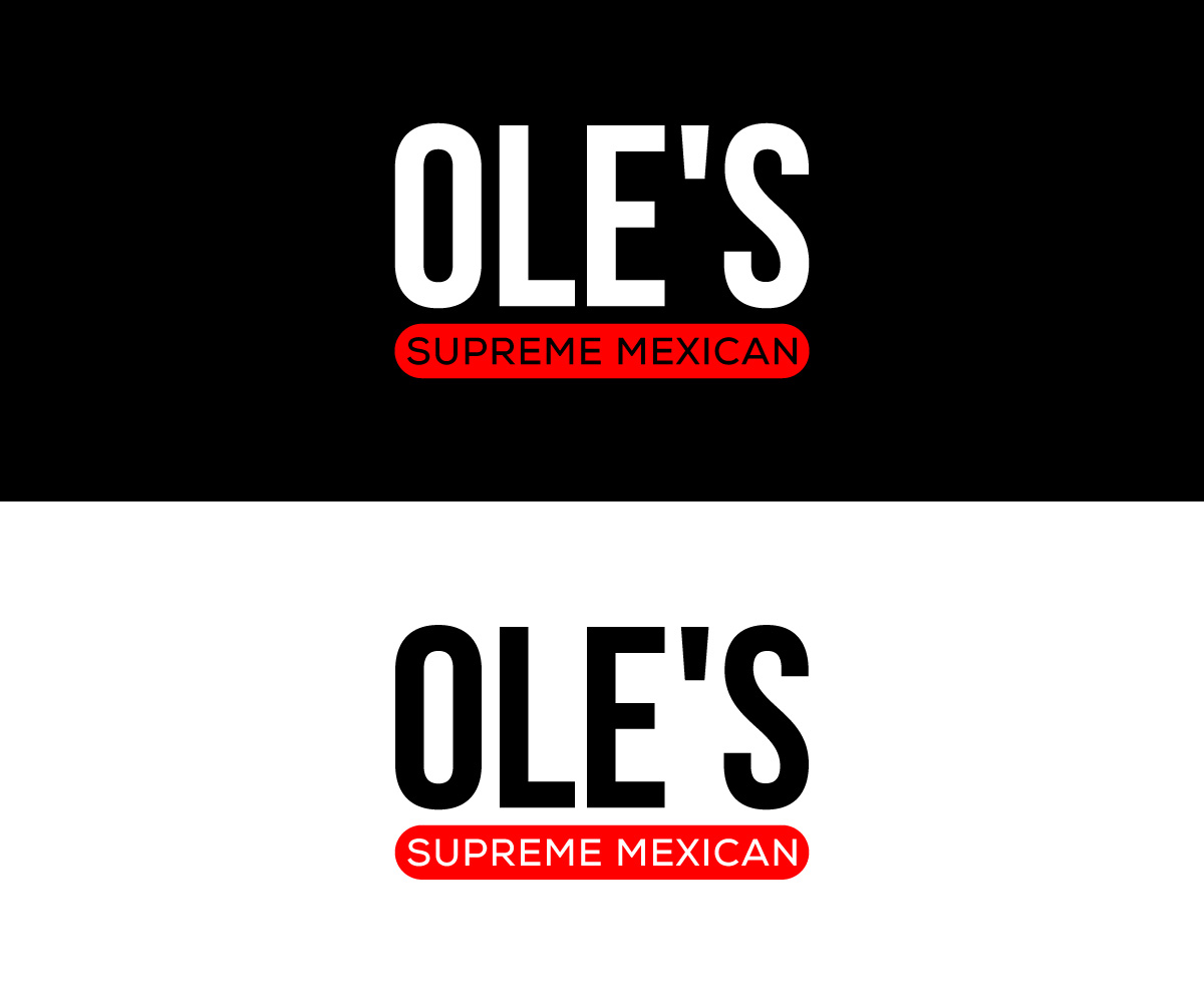 Logo Design for Ole's Supreme Mexican by MK Creative design | Design ...
