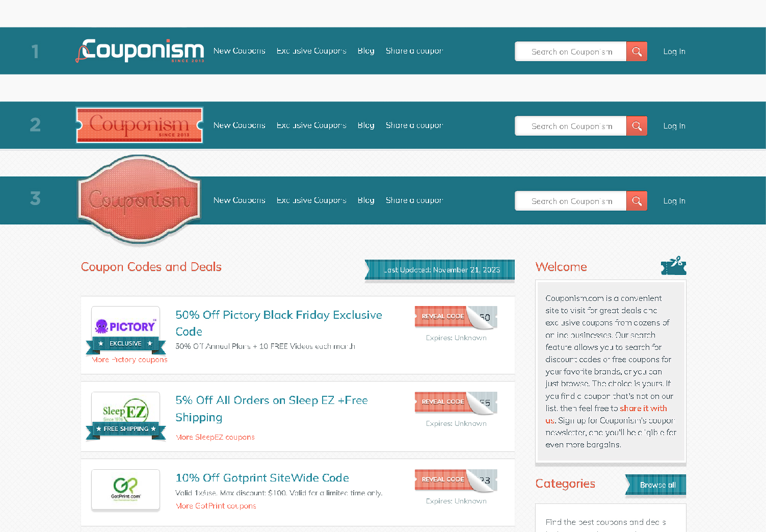 Modern, Professional, Coupons & Discounts Logo Design for Couponism by ...