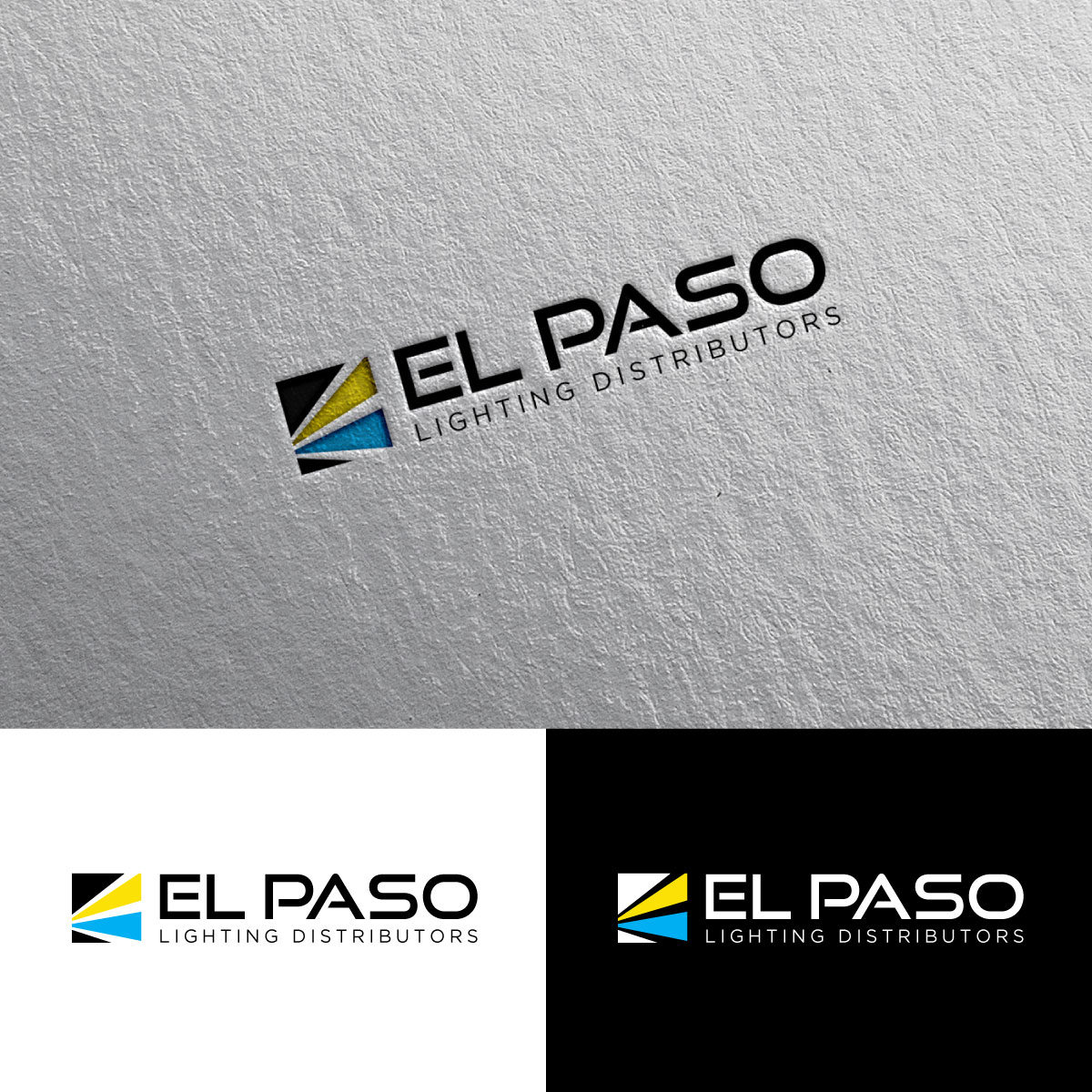 Professional, Modern, Electrical Logo Design for El Paso Lighting Distributors by chris Ray ...