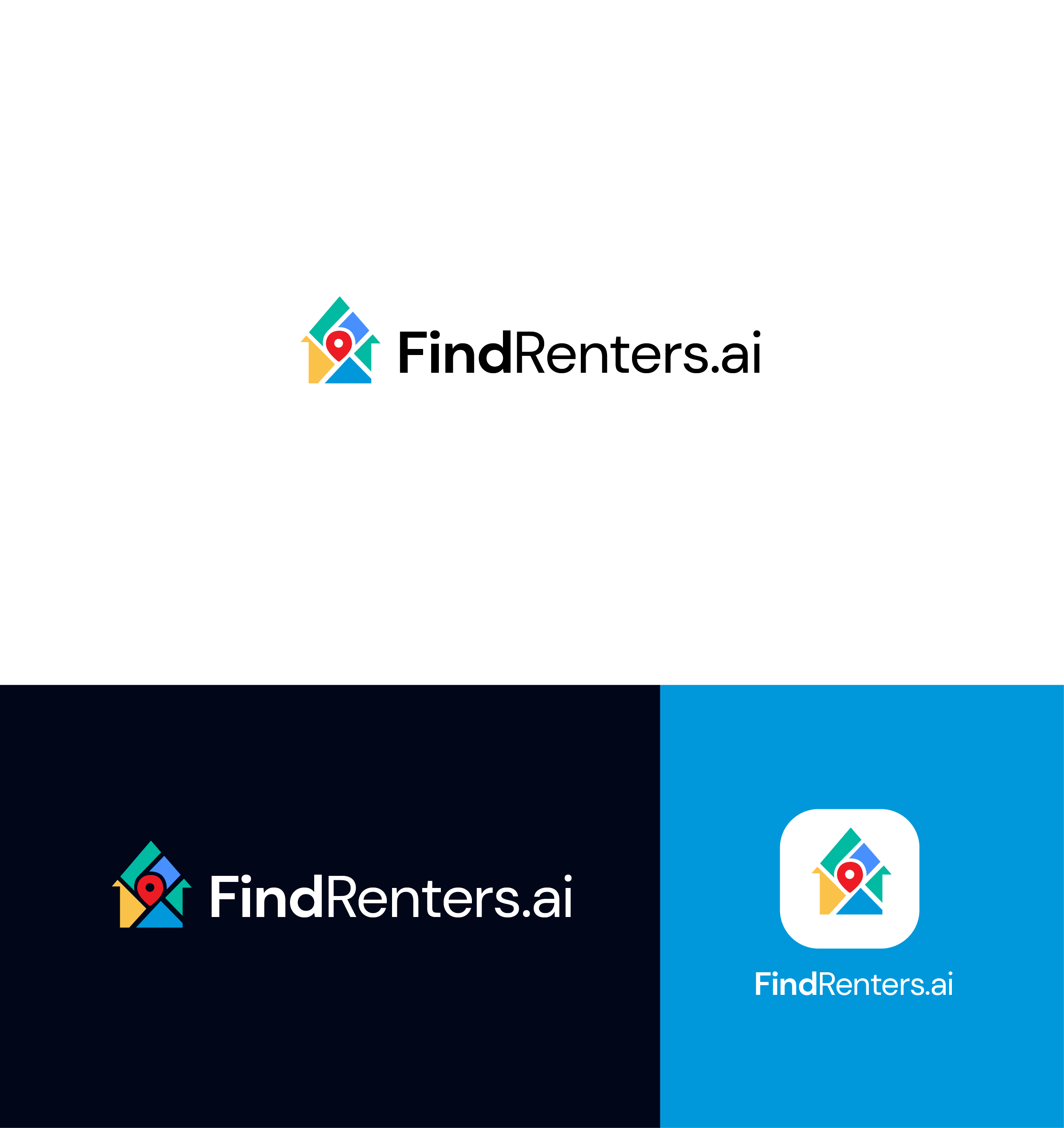 Bold, Modern, Apartment Rental Logo Design for FindRenters.ai by ...
