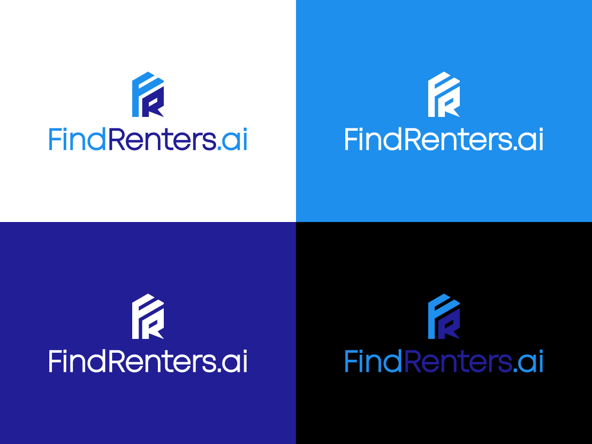 Bold, Modern, Apartment Rental Logo Design for FindRenters.ai by 439 ...